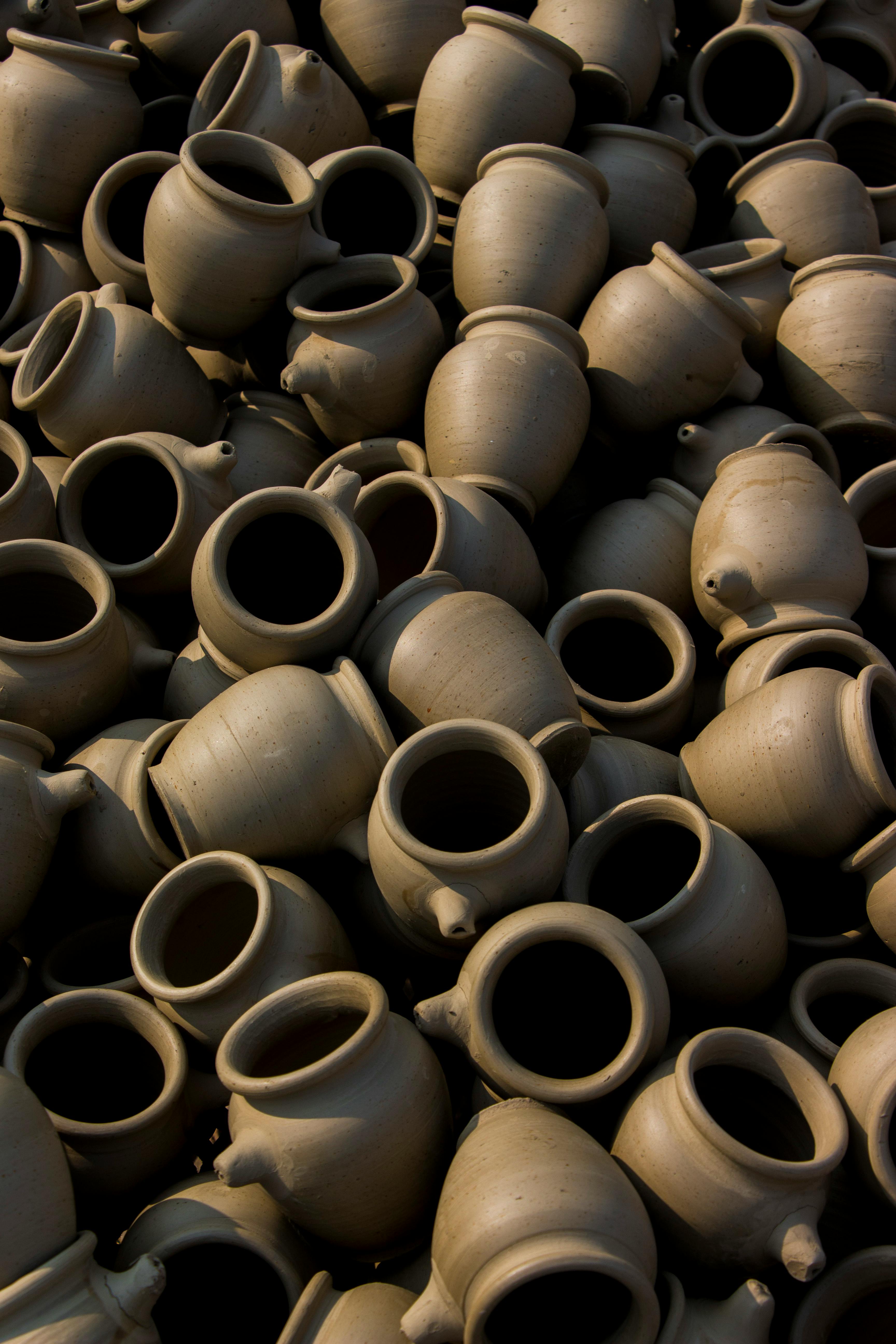 Abundance of Clay Pots · Free Stock Photo
