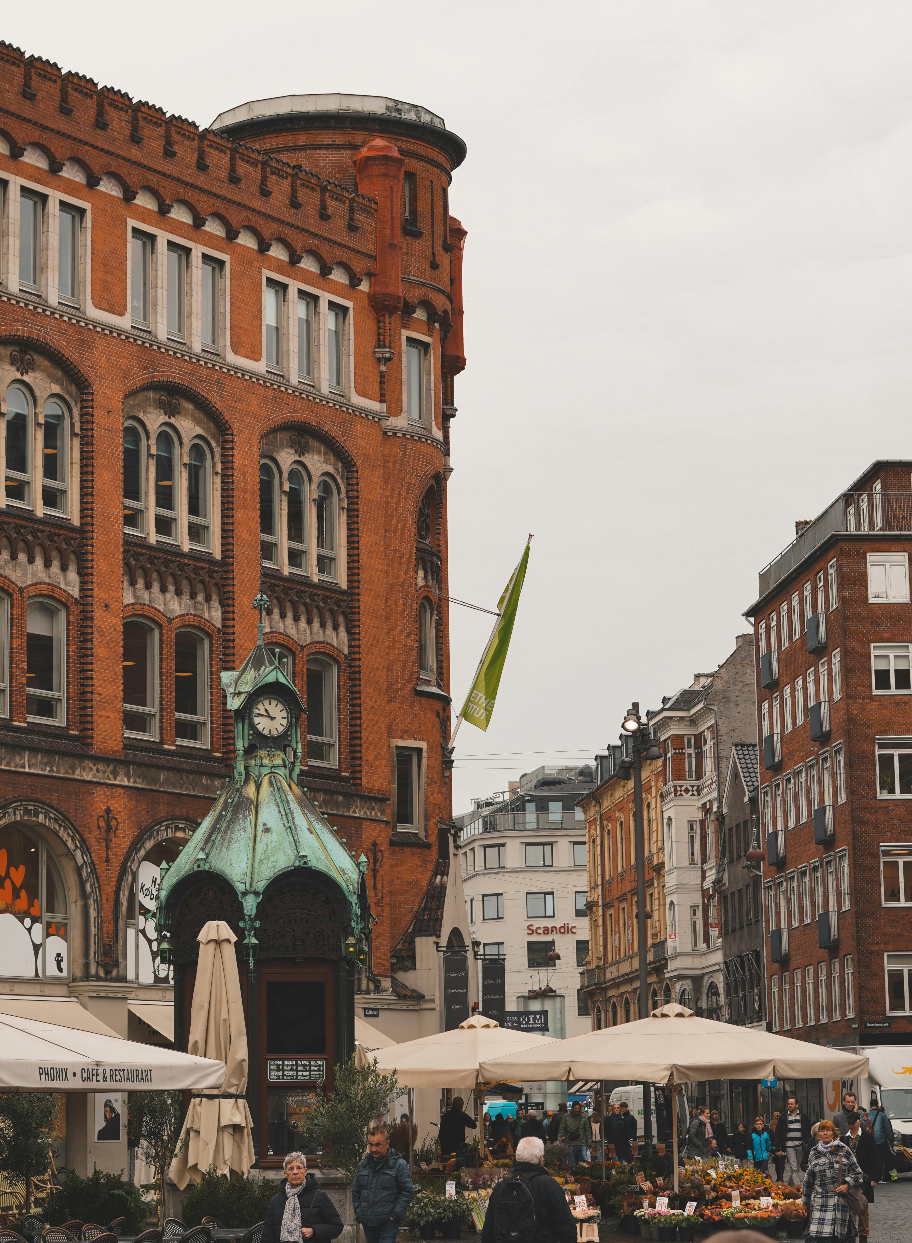 Old Buildings on City Square · Free Stock Photo