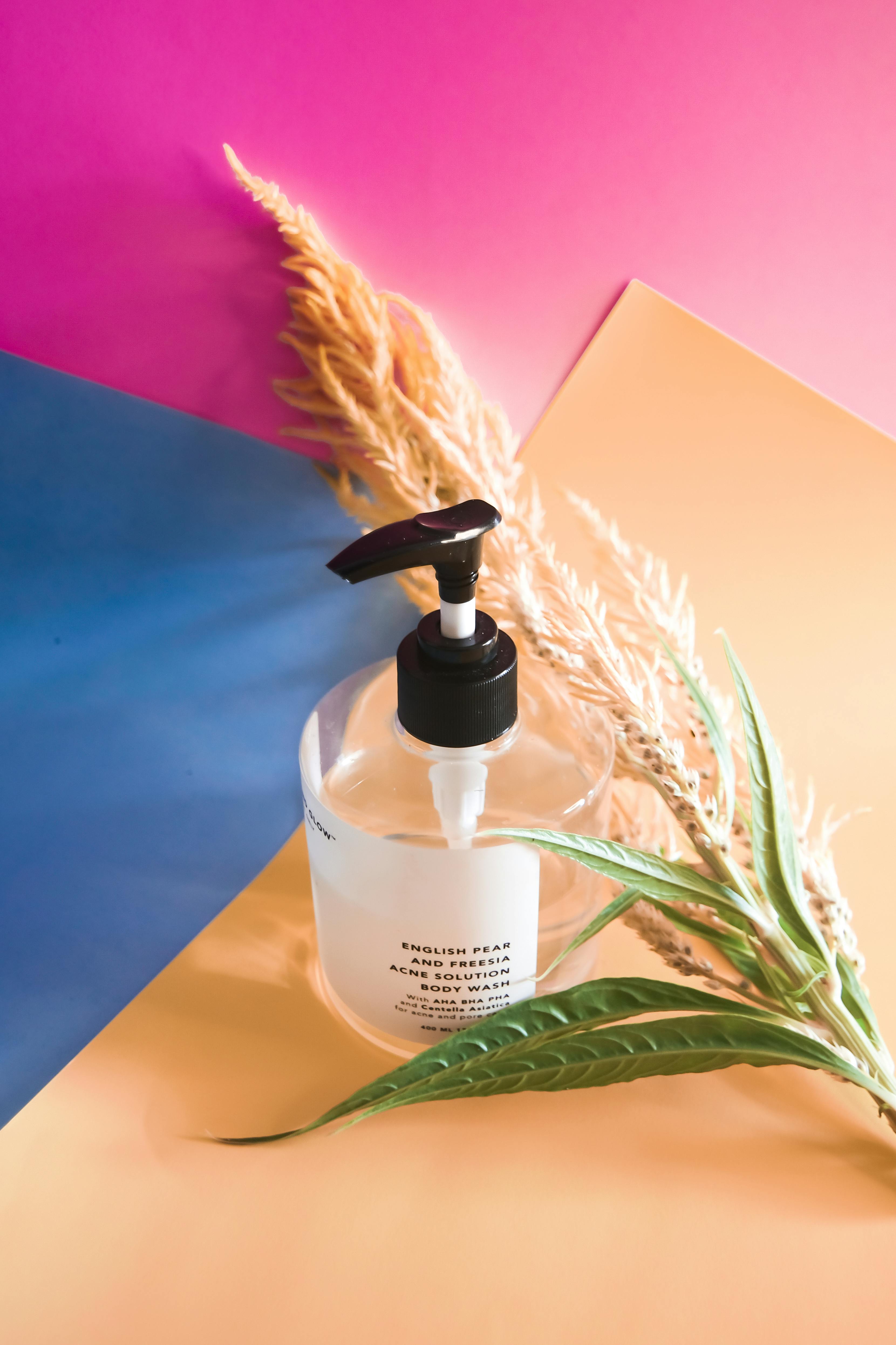 Body Care Cosmetic on Colorful Background · Free Stock Photo