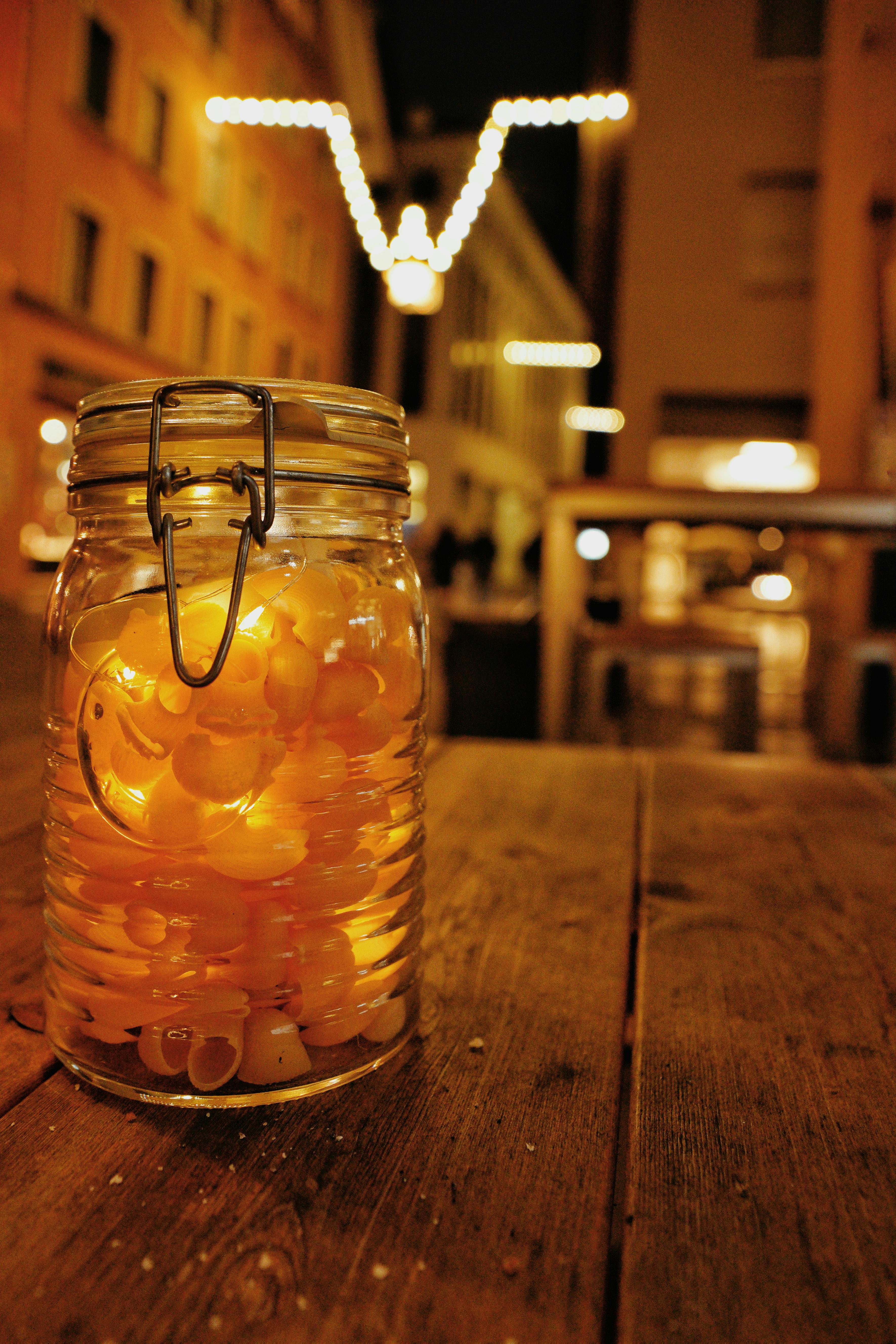 Shells Inside a Glass Jar · Free Stock Photo