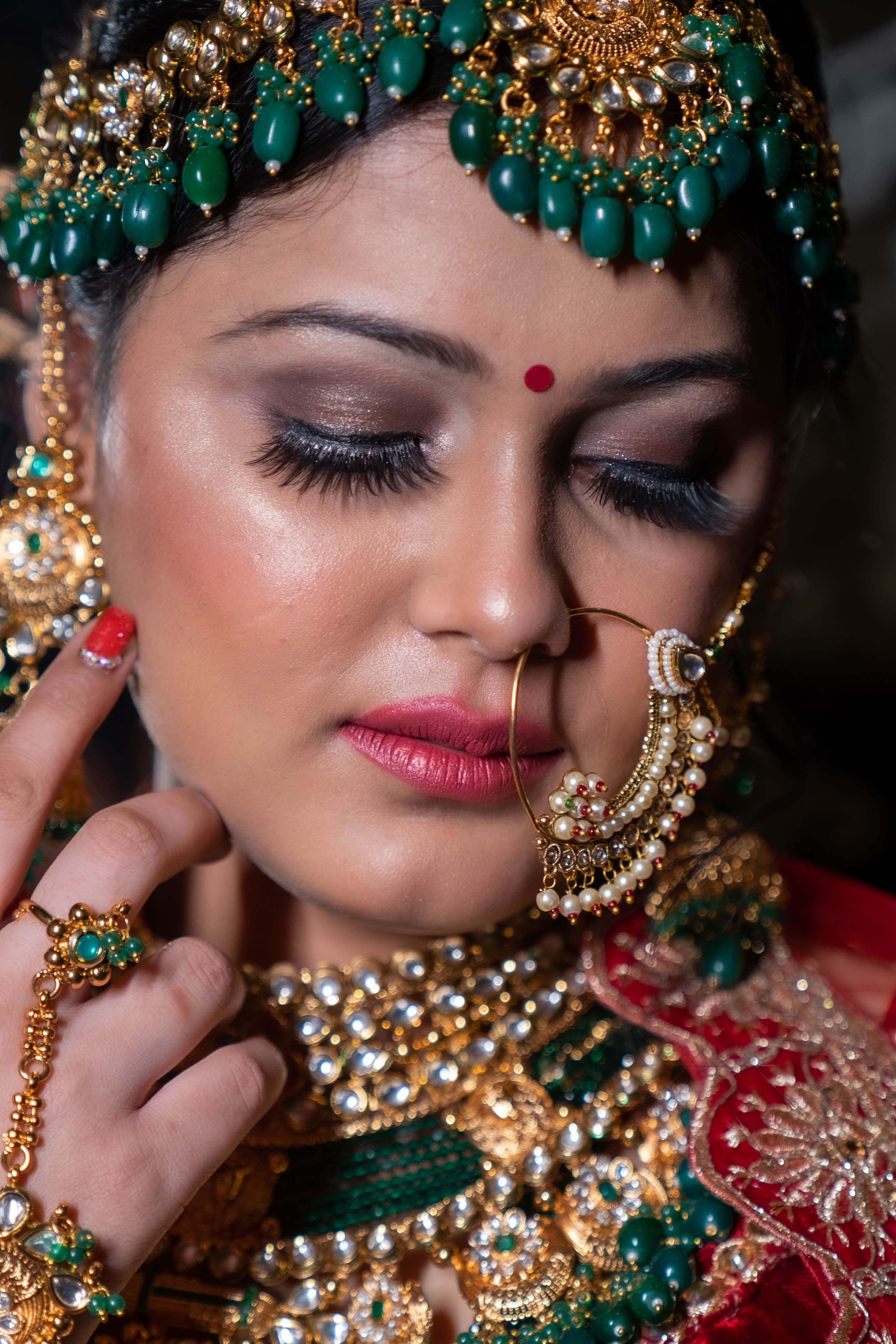 Indian Bride Makeup · Free Stock Photo