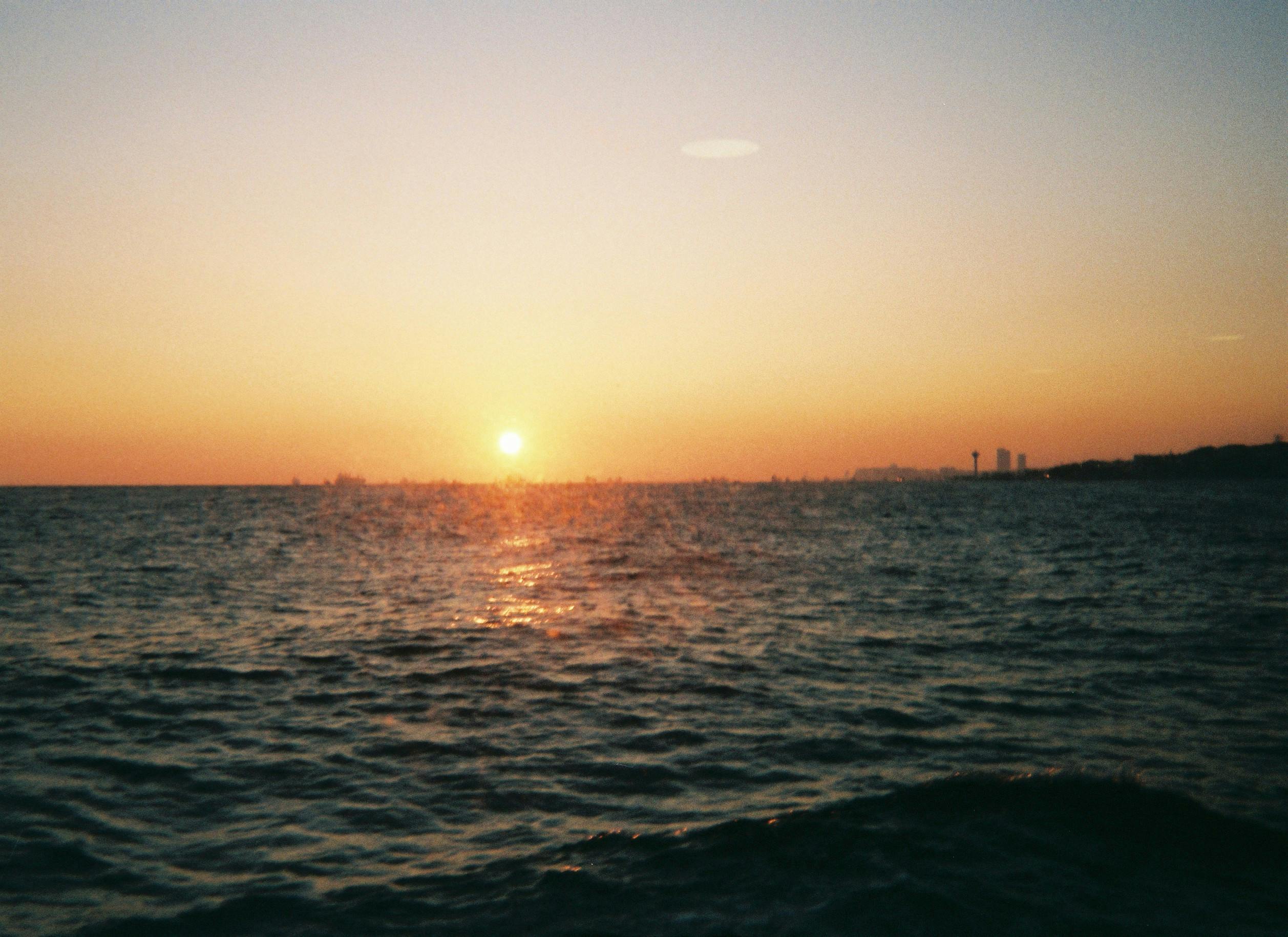 Ocean Water during Sunset · Free Stock Photo