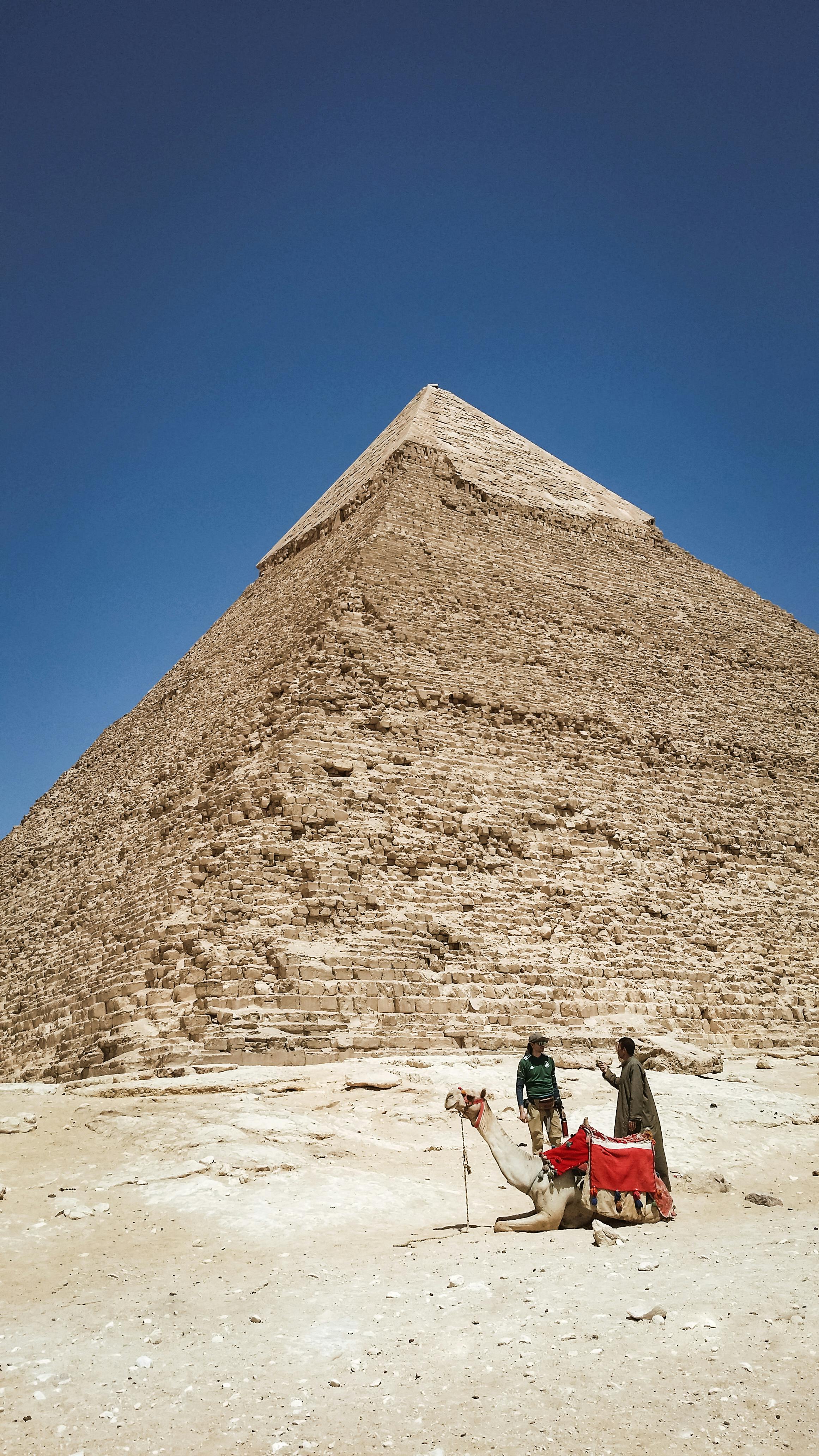 Tourists Visiting a Pyramid Site · Free Stock Photo