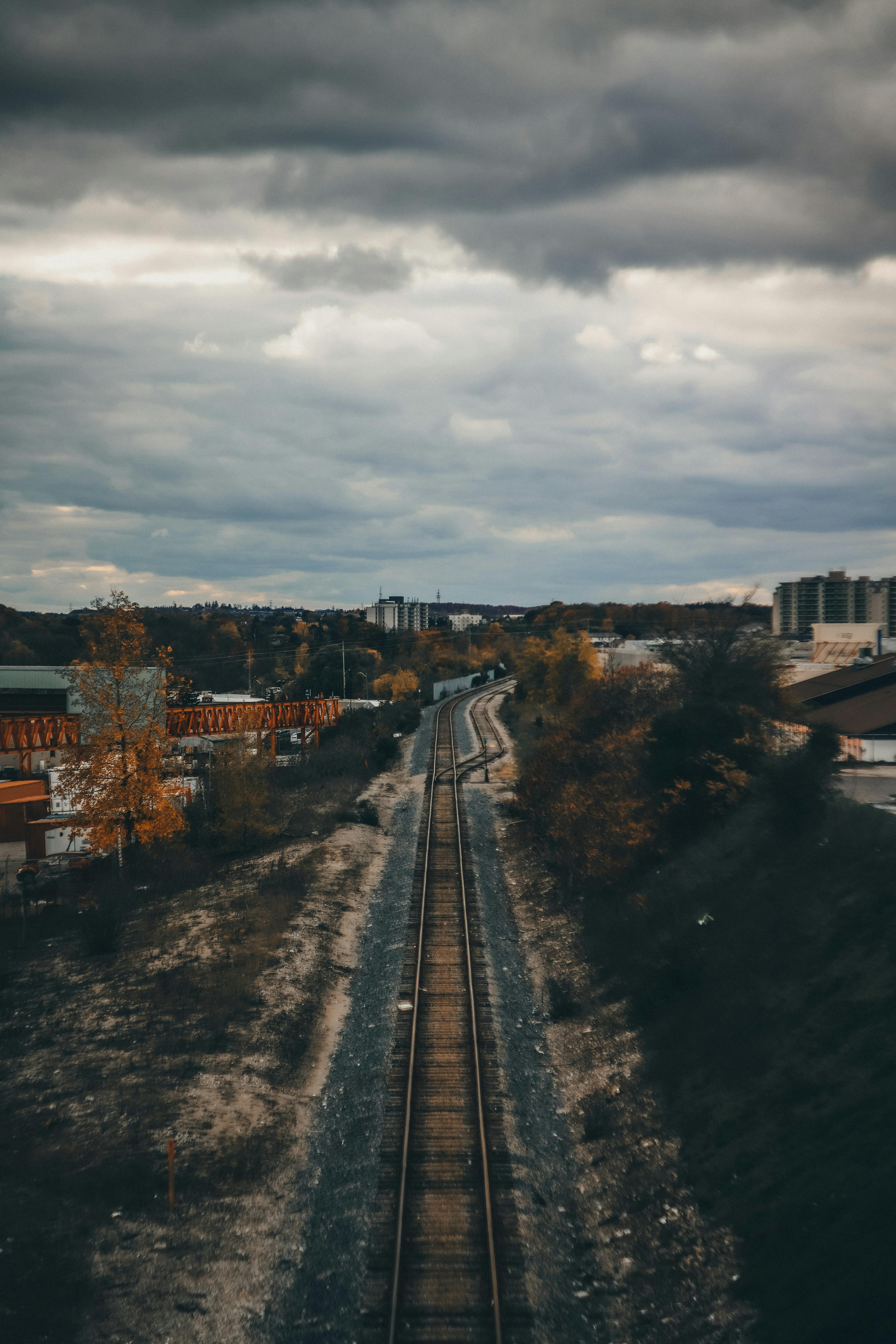 Train Rail Photo during Daytime · Free Stock Photo
