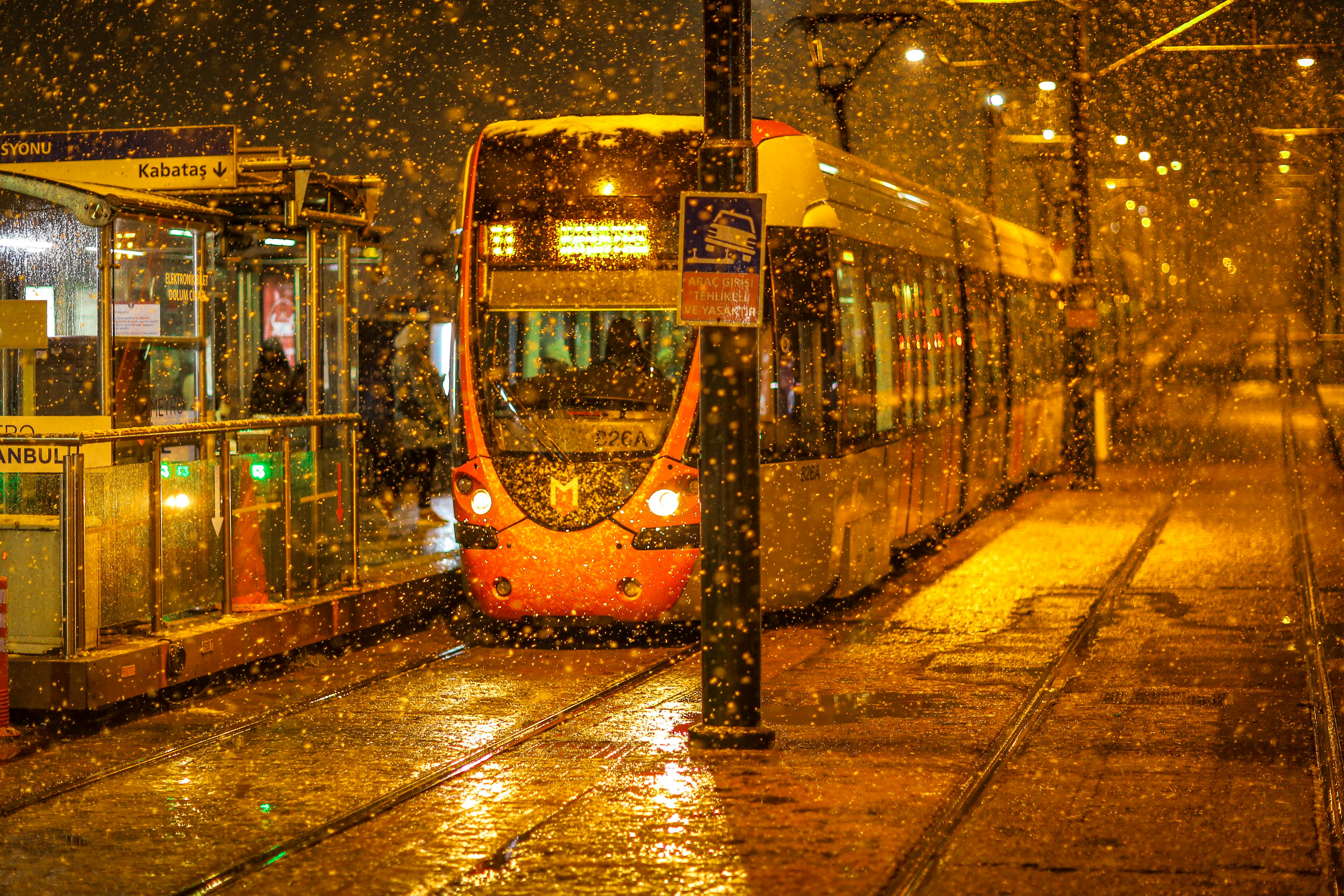 Photo of Tram During Winter · Free Stock Photo