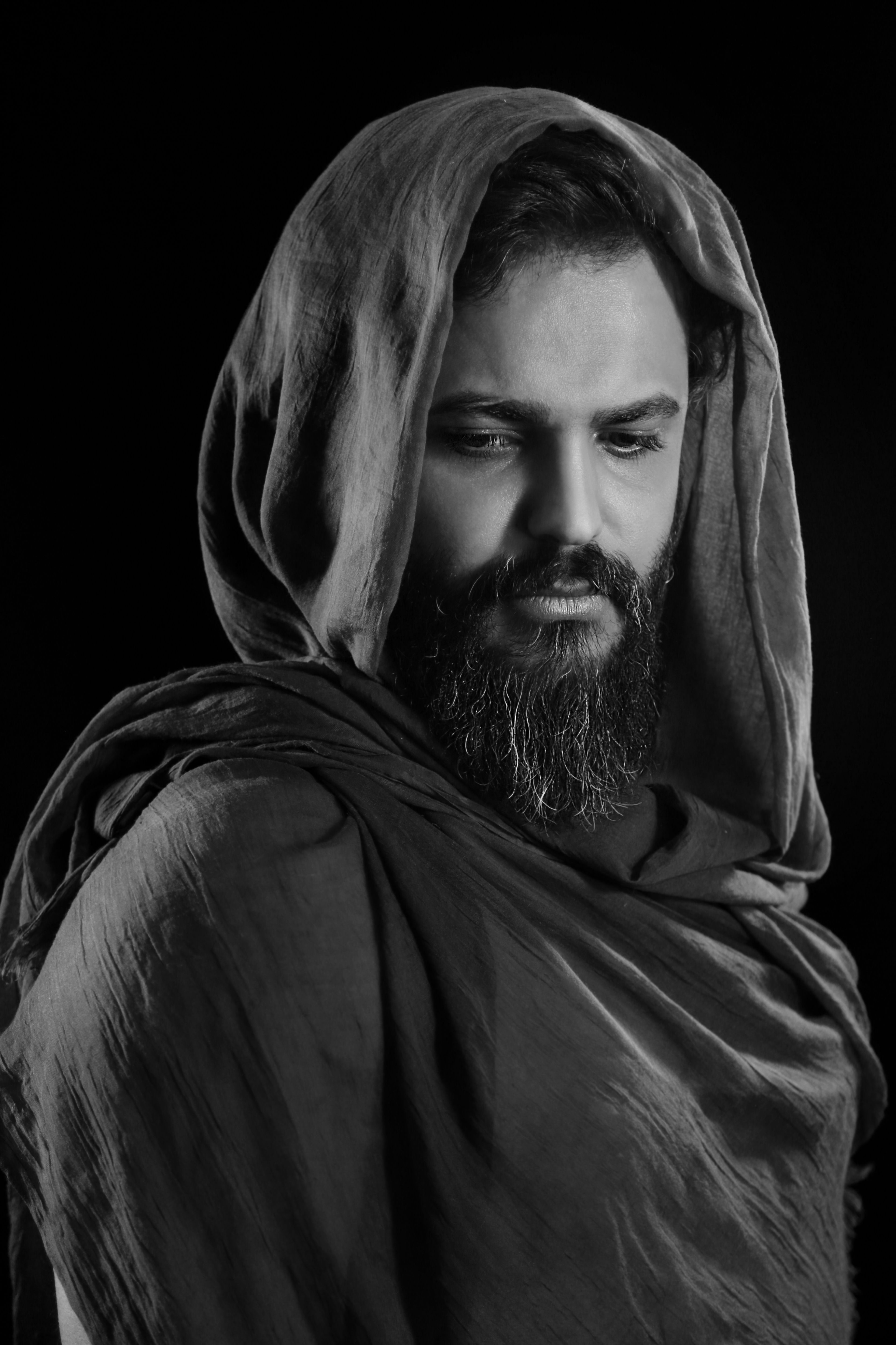 Grayscale Photo of a Man · Free Stock Photo