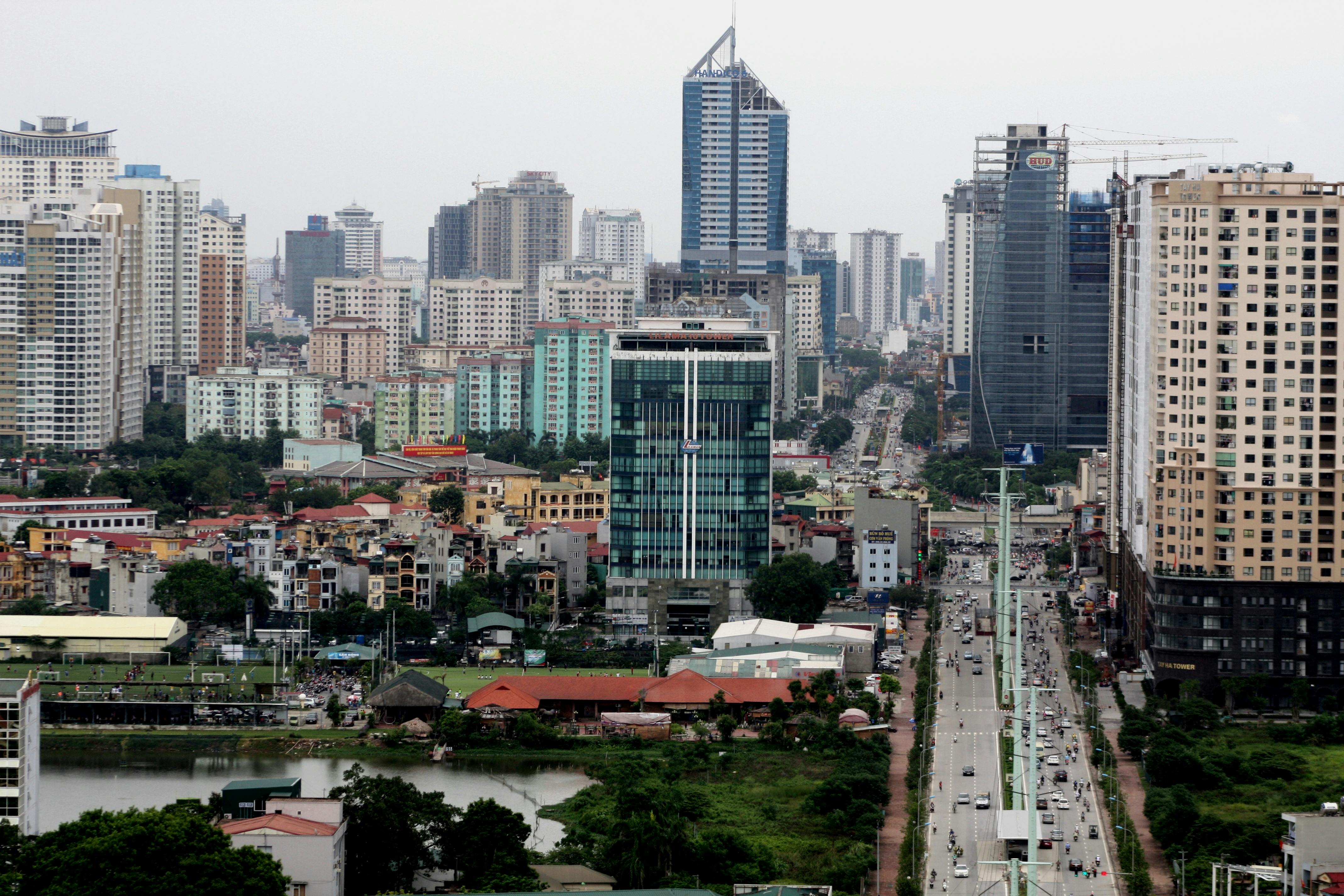 Aerial View of City Buildings · Free Stock Photo