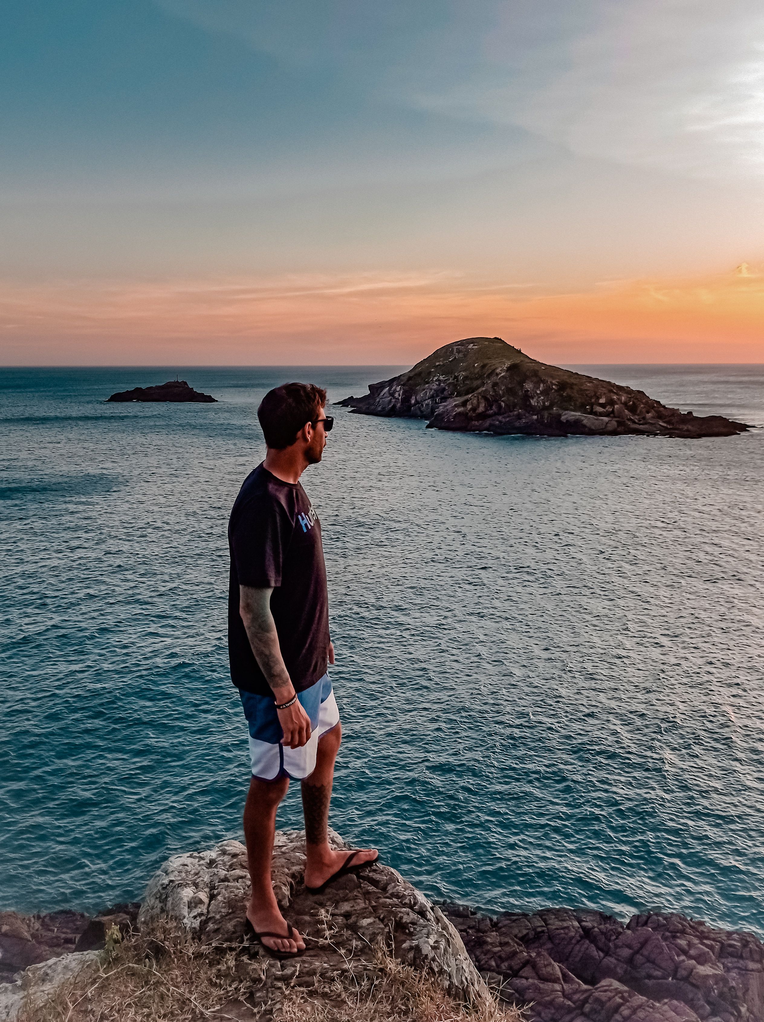 Looking Over Cliff Into The Sunset Photos, Download The BEST Free ...