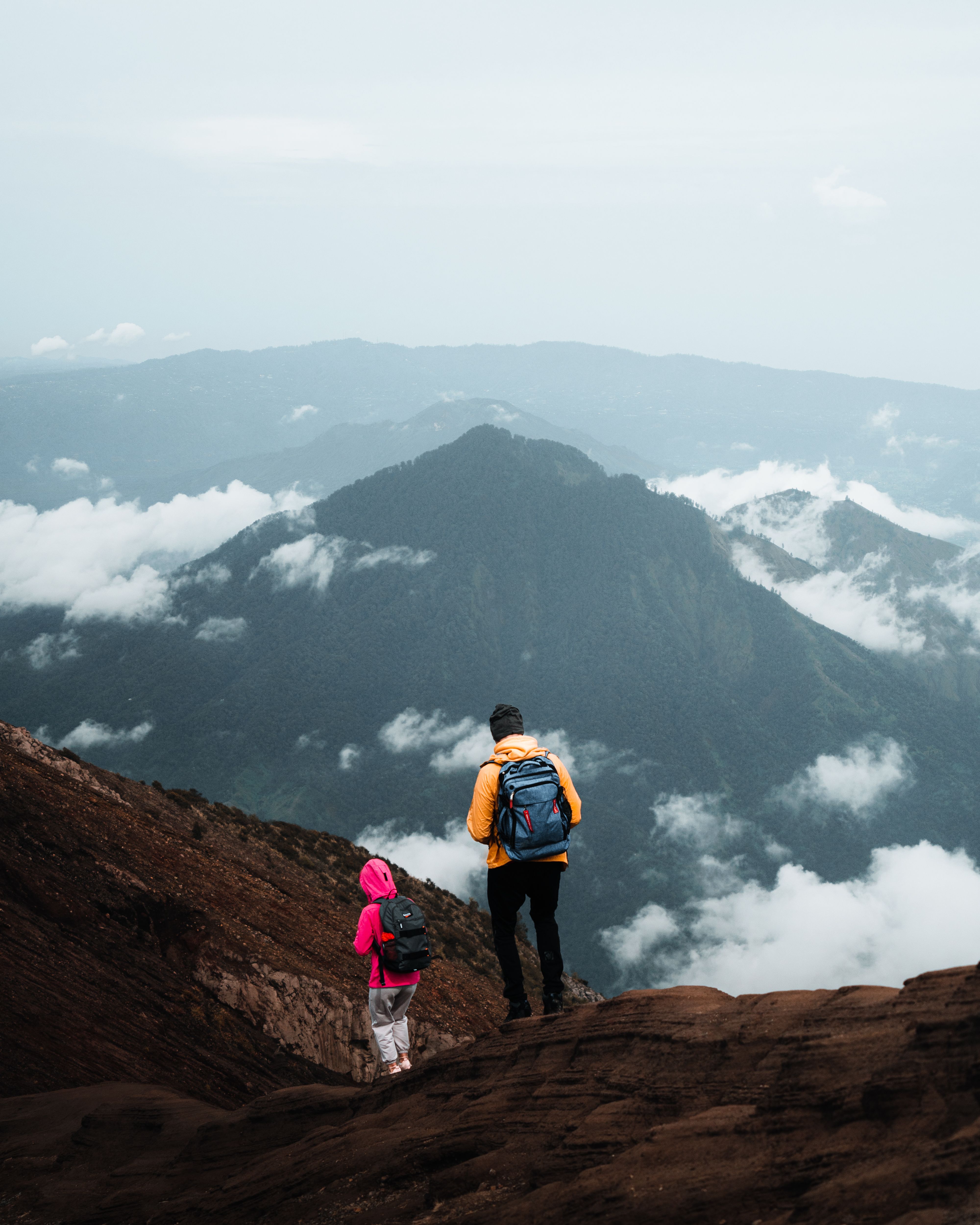 People Hiking on Mountain · Free Stock Photo