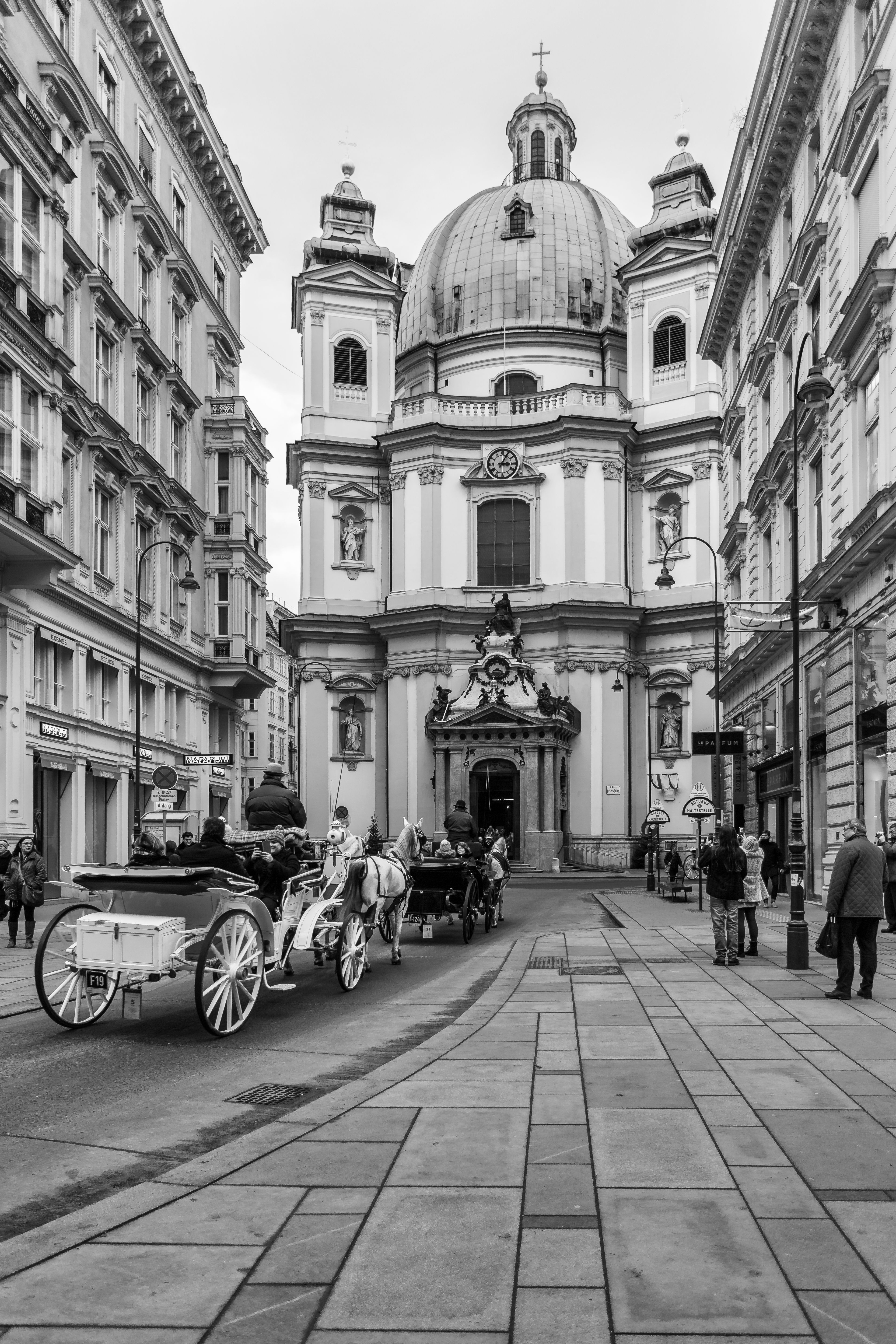 Monochrome Photo of Man in Carriage · Free Stock Photo