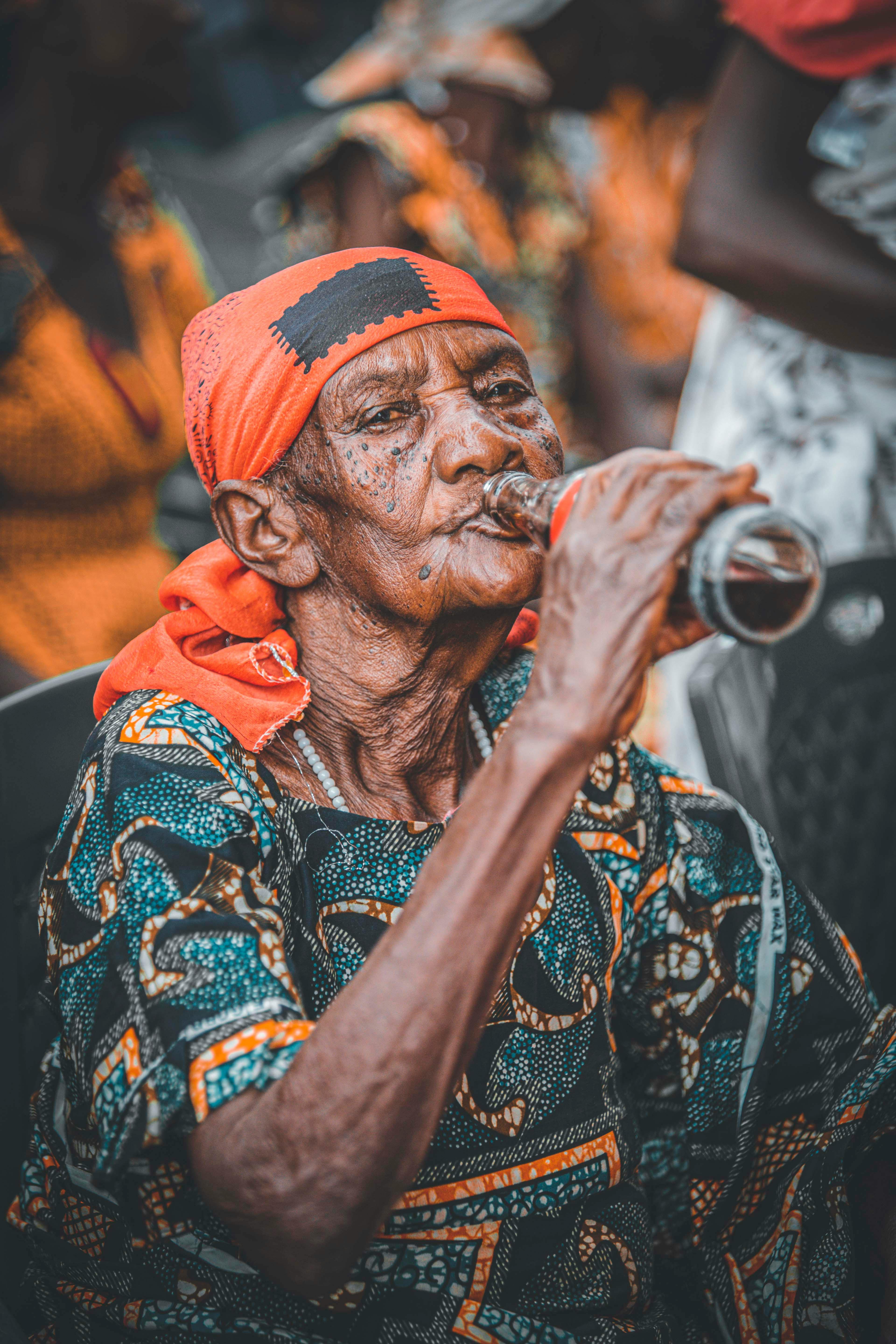 Woman Drinking from Bottle · Free Stock Photo