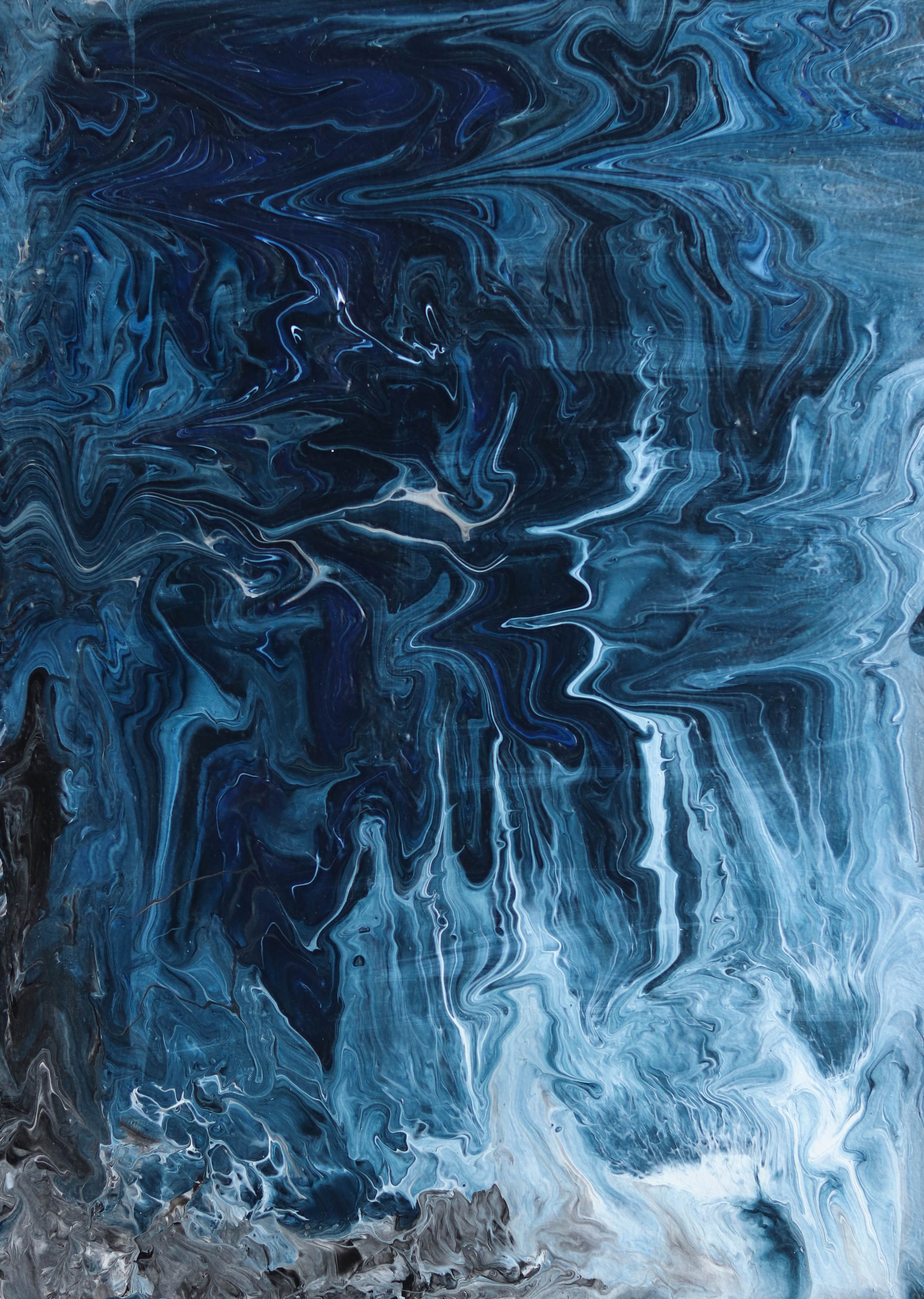 Close Up Photo of Abstract Blue Background · Free Stock Photo