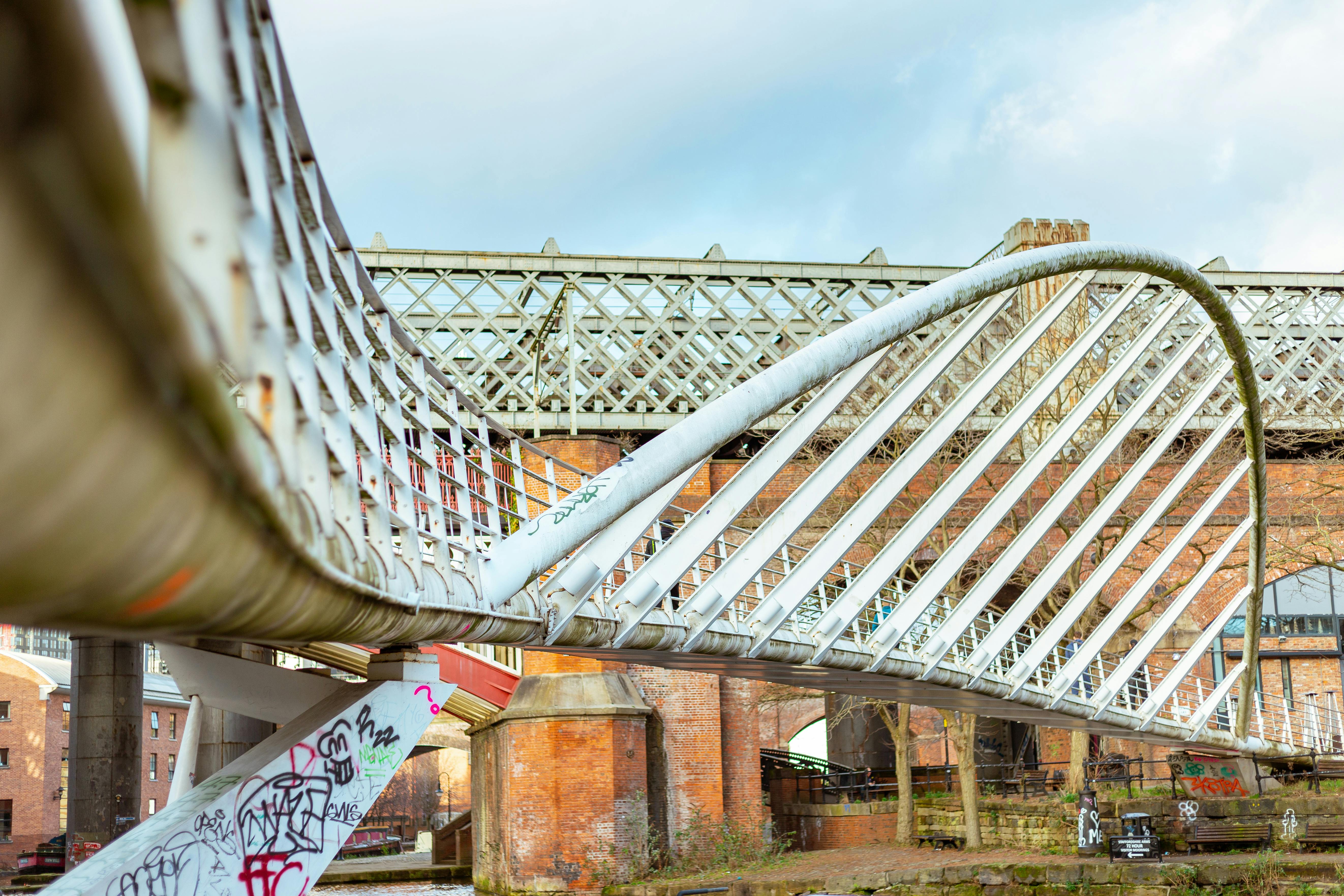 Low Angle Photo of Bridge · Free Stock Photo