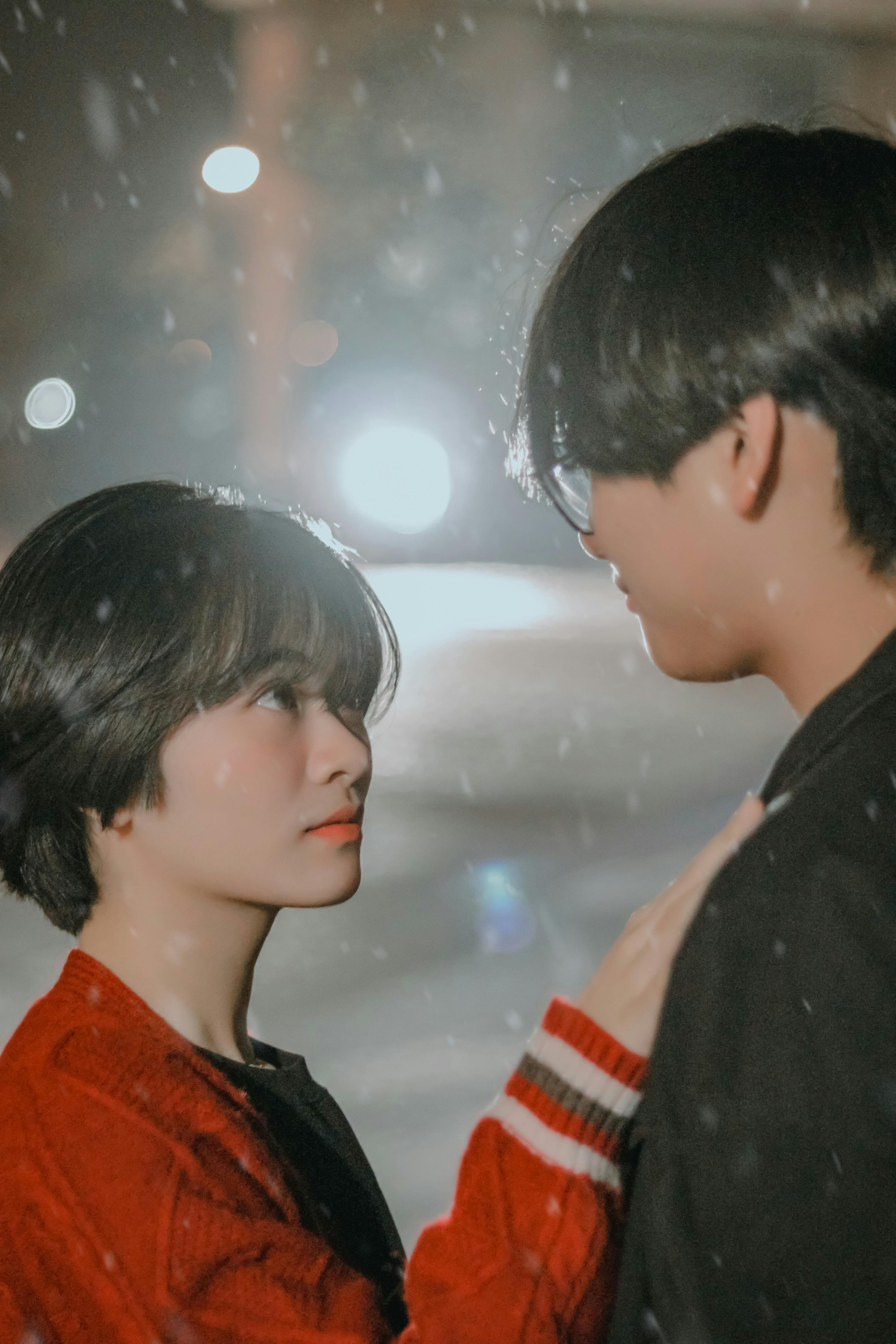 Beautiful Couple Shows Affection · Free Stock Photo