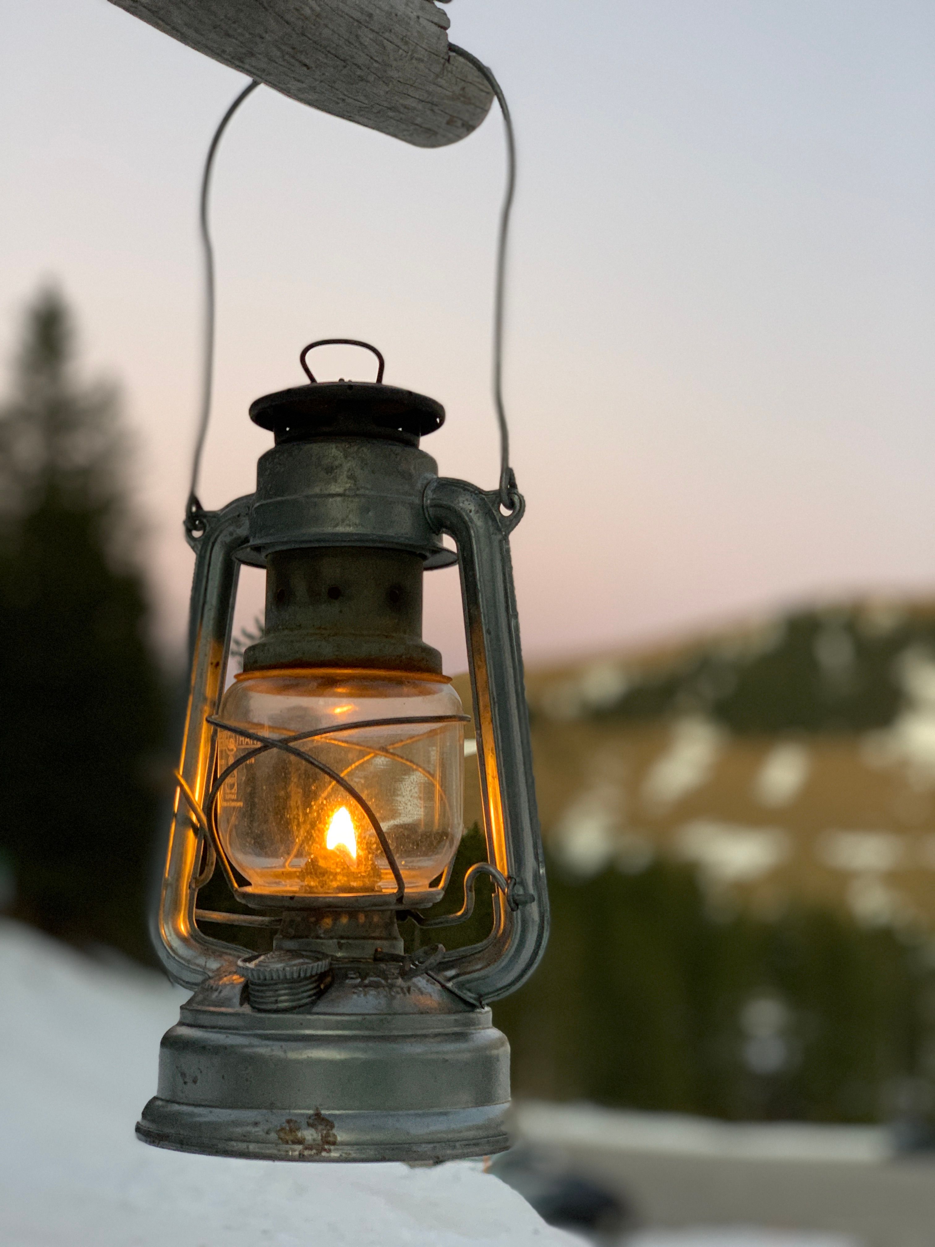 Close-up Photo of a Lighted Lamp · Free Stock Photo
