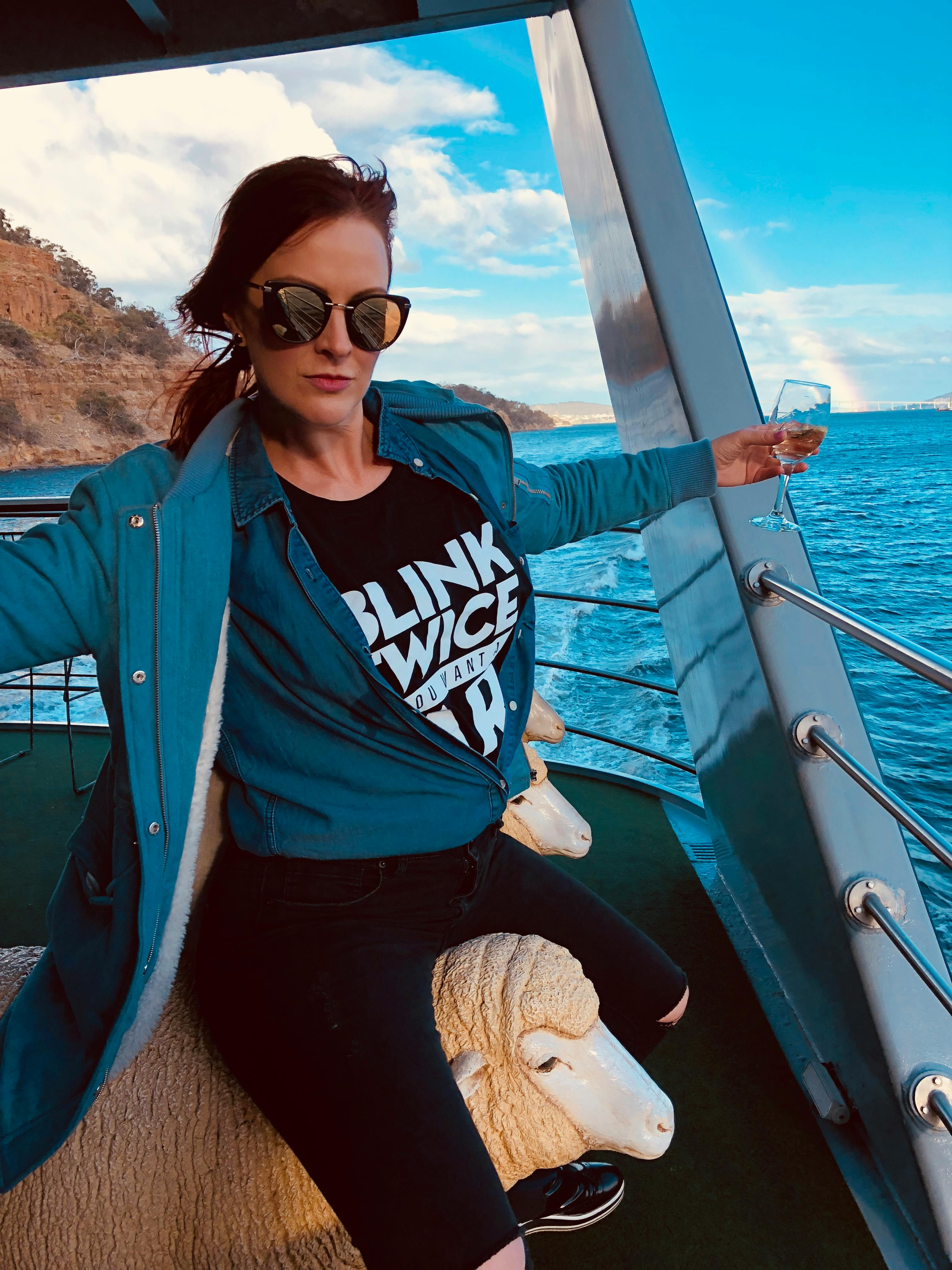 Woman Wearing Blue Button-up Jacket · Free Stock Photo