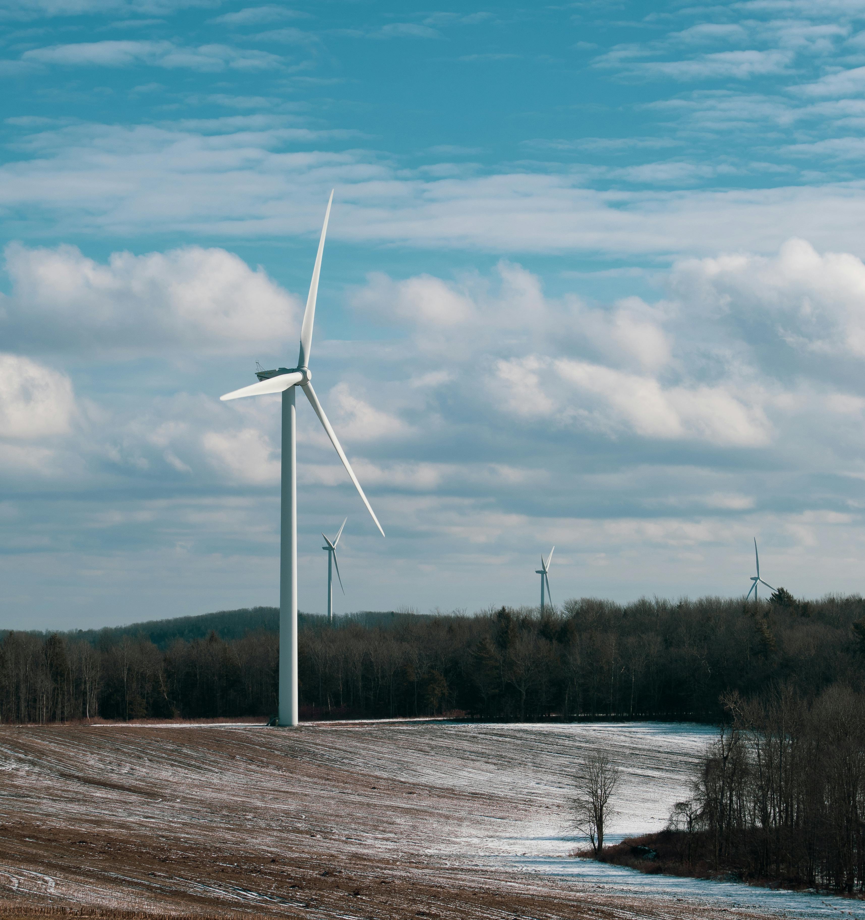 Wind Turbine in Winter · Free Stock Photo