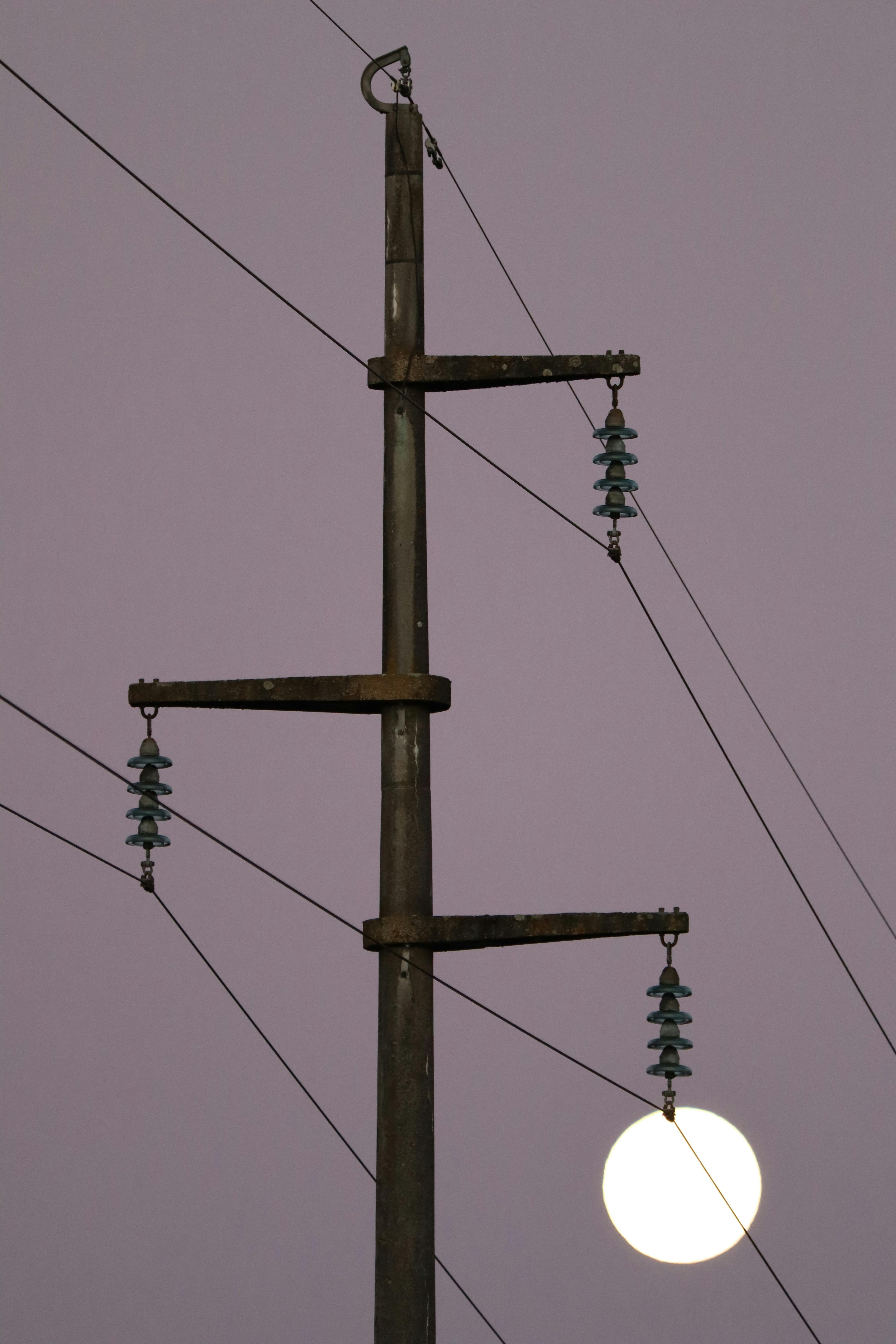 An Electric Post Under the Sky · Free Stock Photo