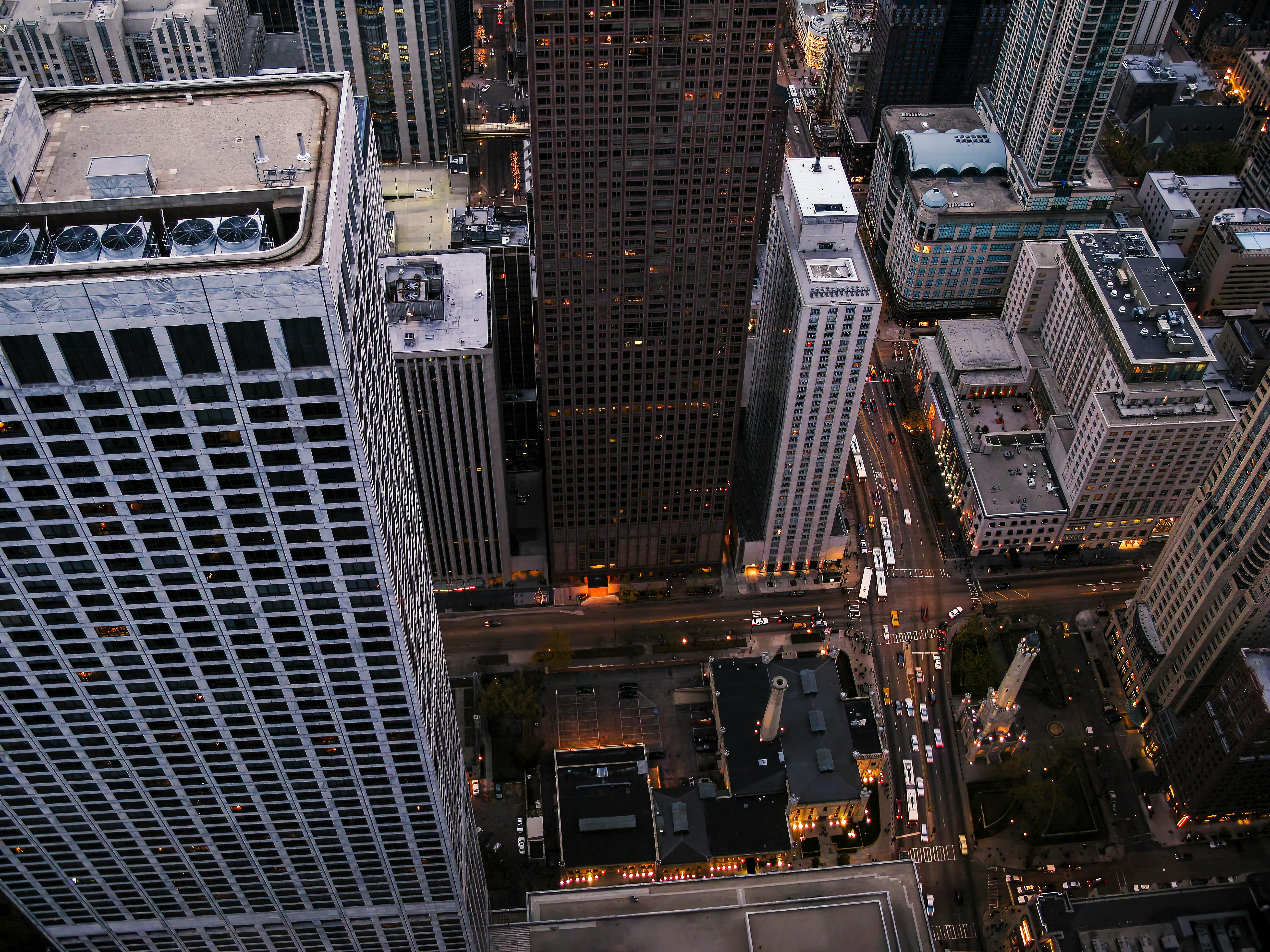 An Aerial Photography of City Buildings · Free Stock Photo