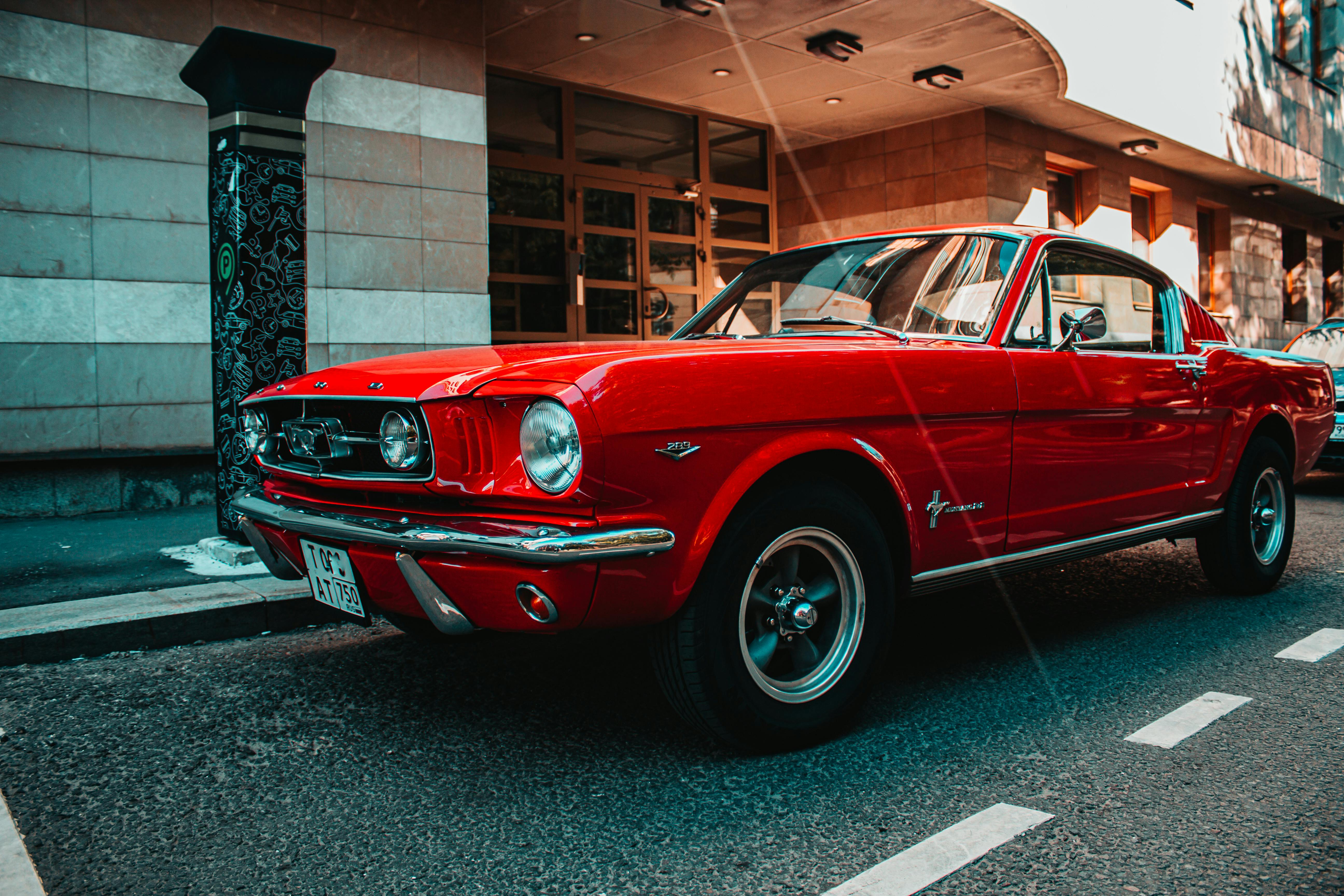 A Red Ford Mustang · Free Stock Photo