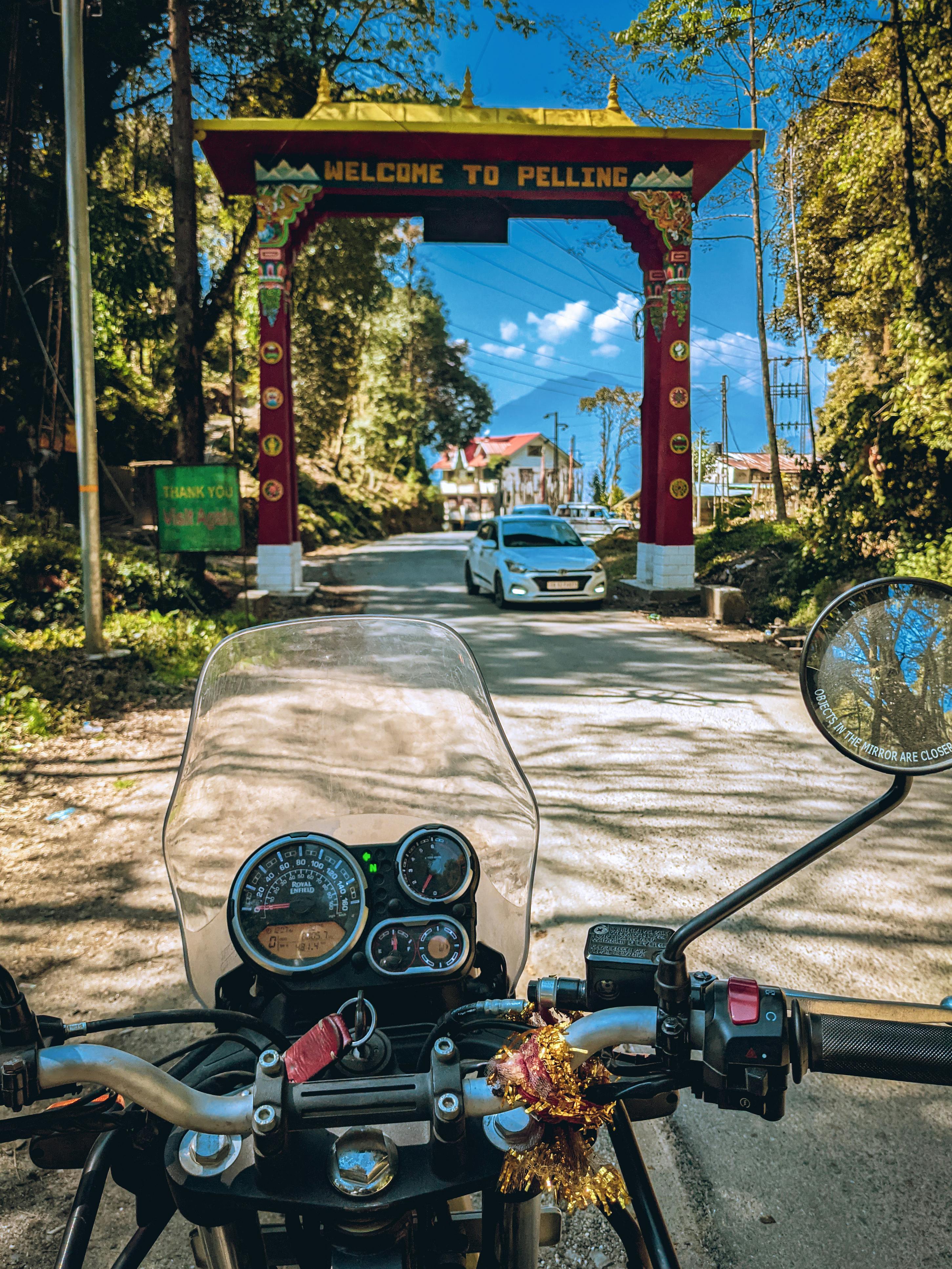 Motorcycle and Gate · Free Stock Photo