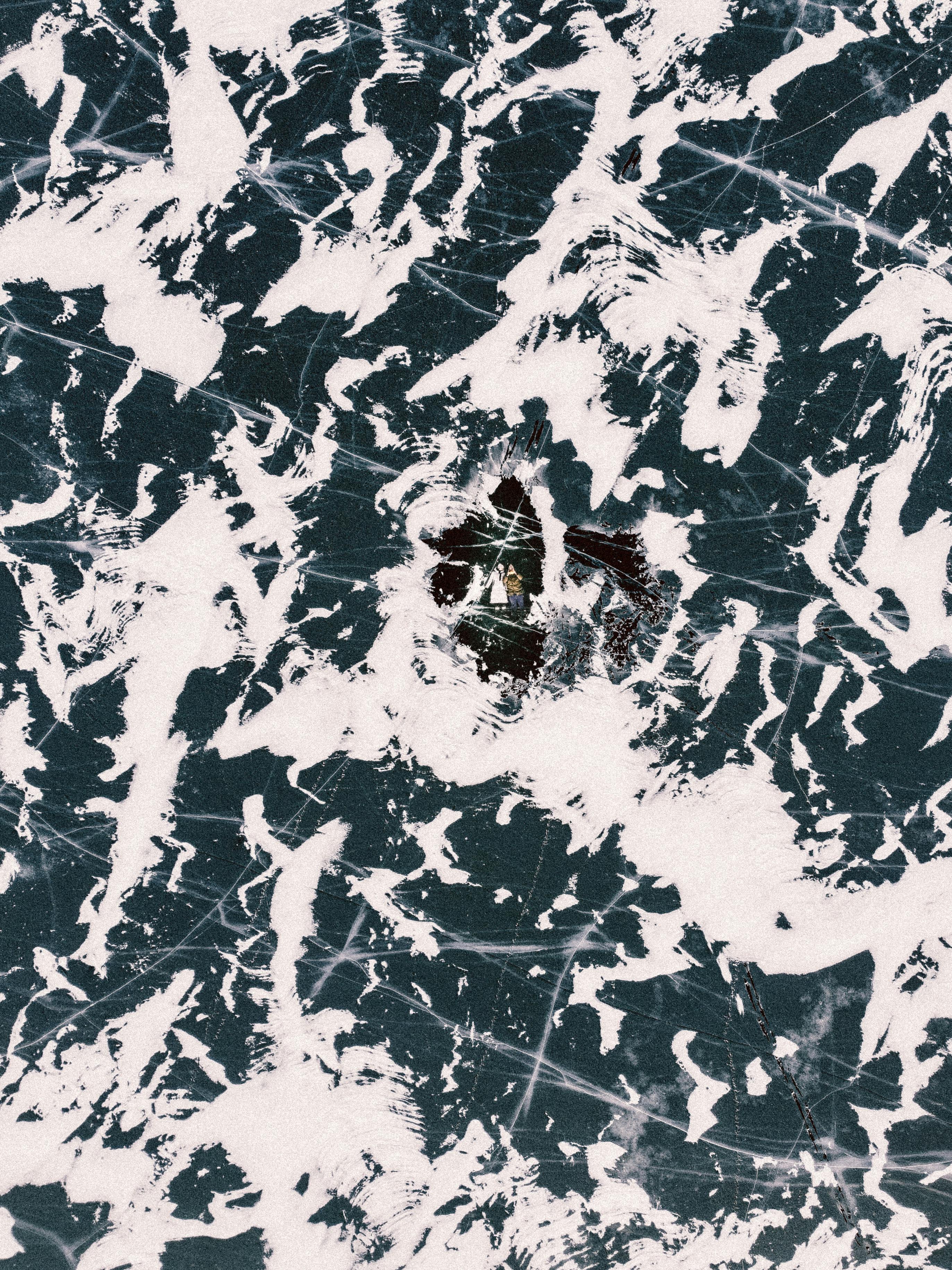 Broken Abstract Art Painting · Free Stock Photo