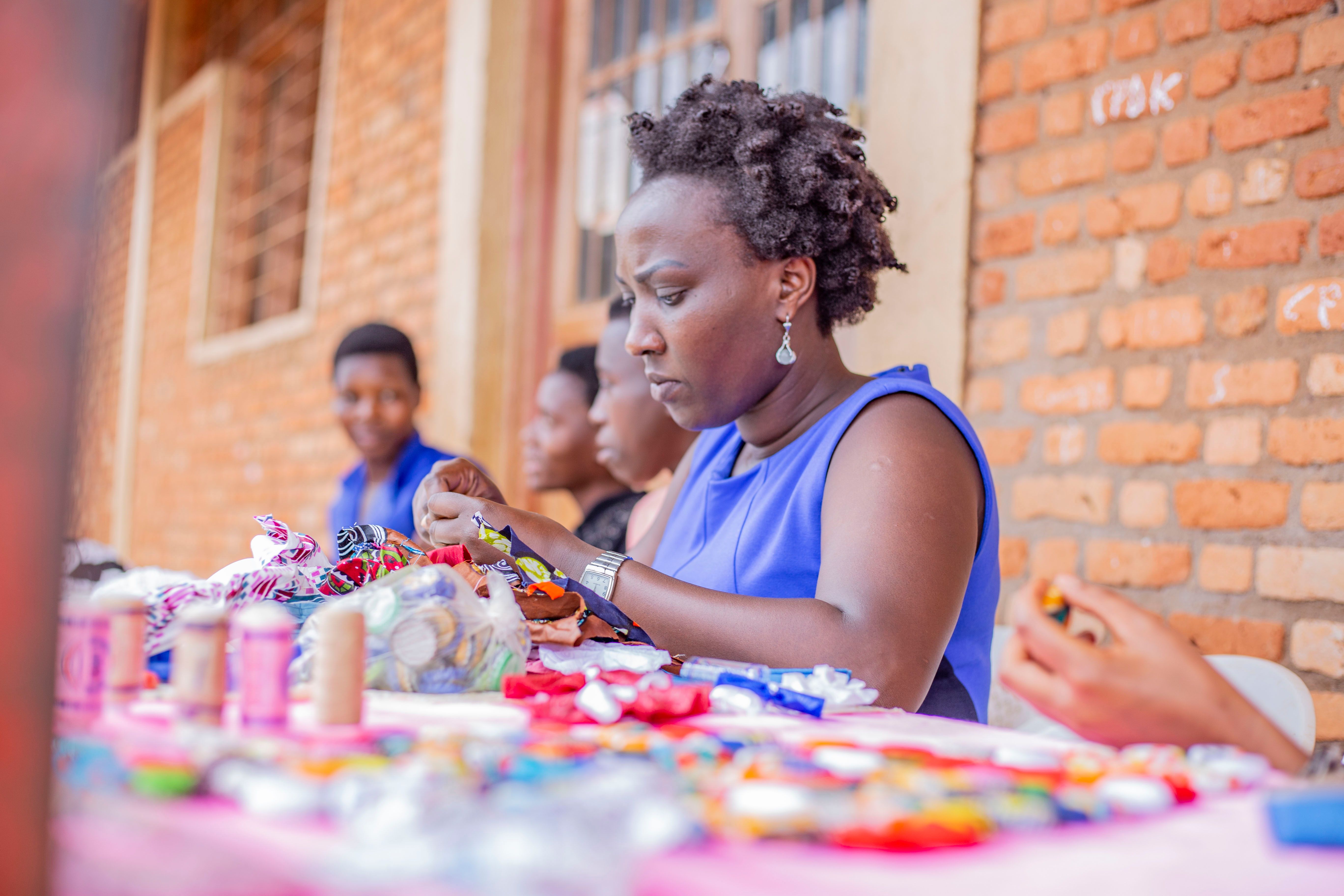 A Woman Selling Crafts · Free Stock Photo