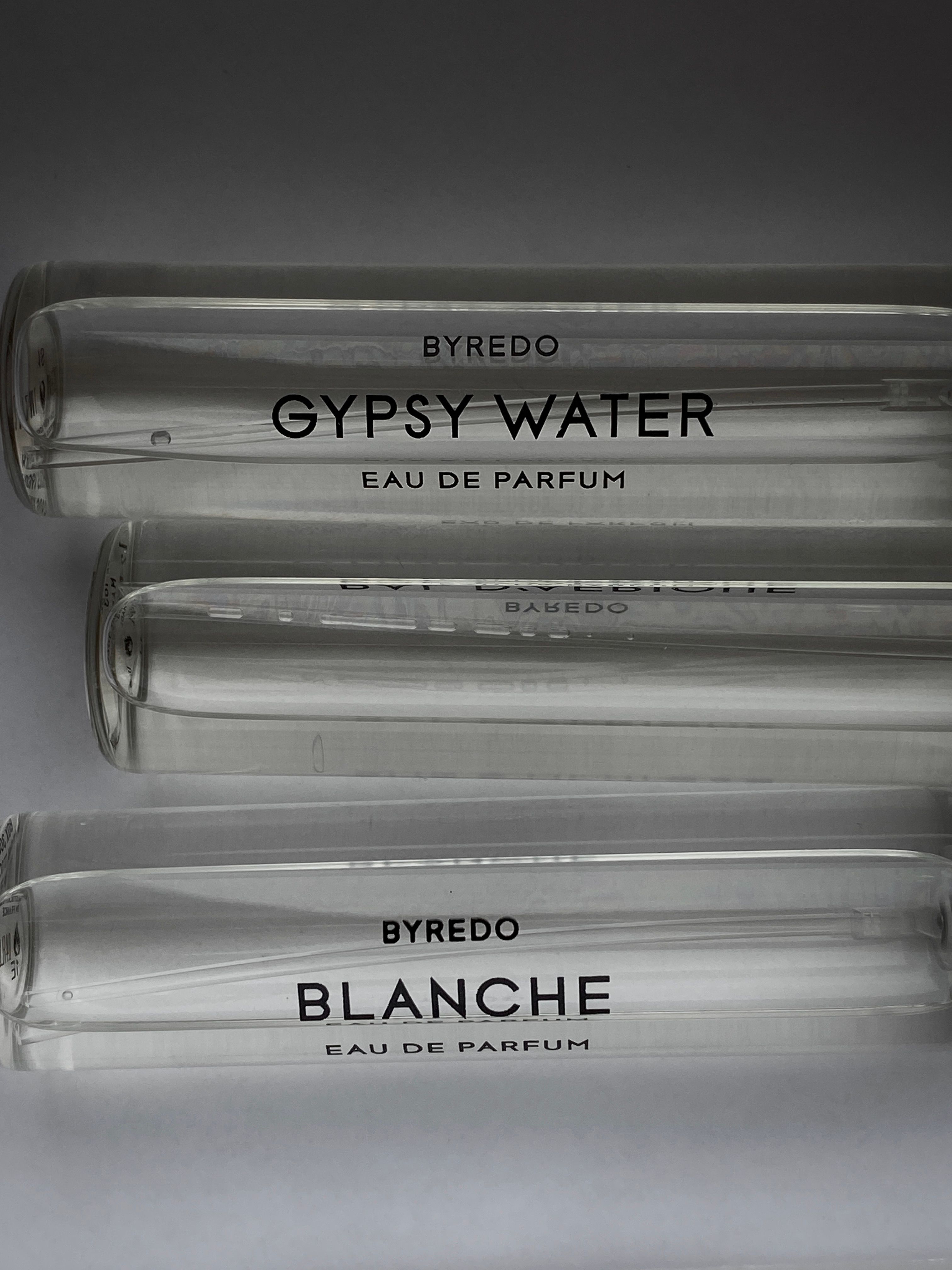Close-Up Shot of Byredo Perfume Products · Free Stock Photo
