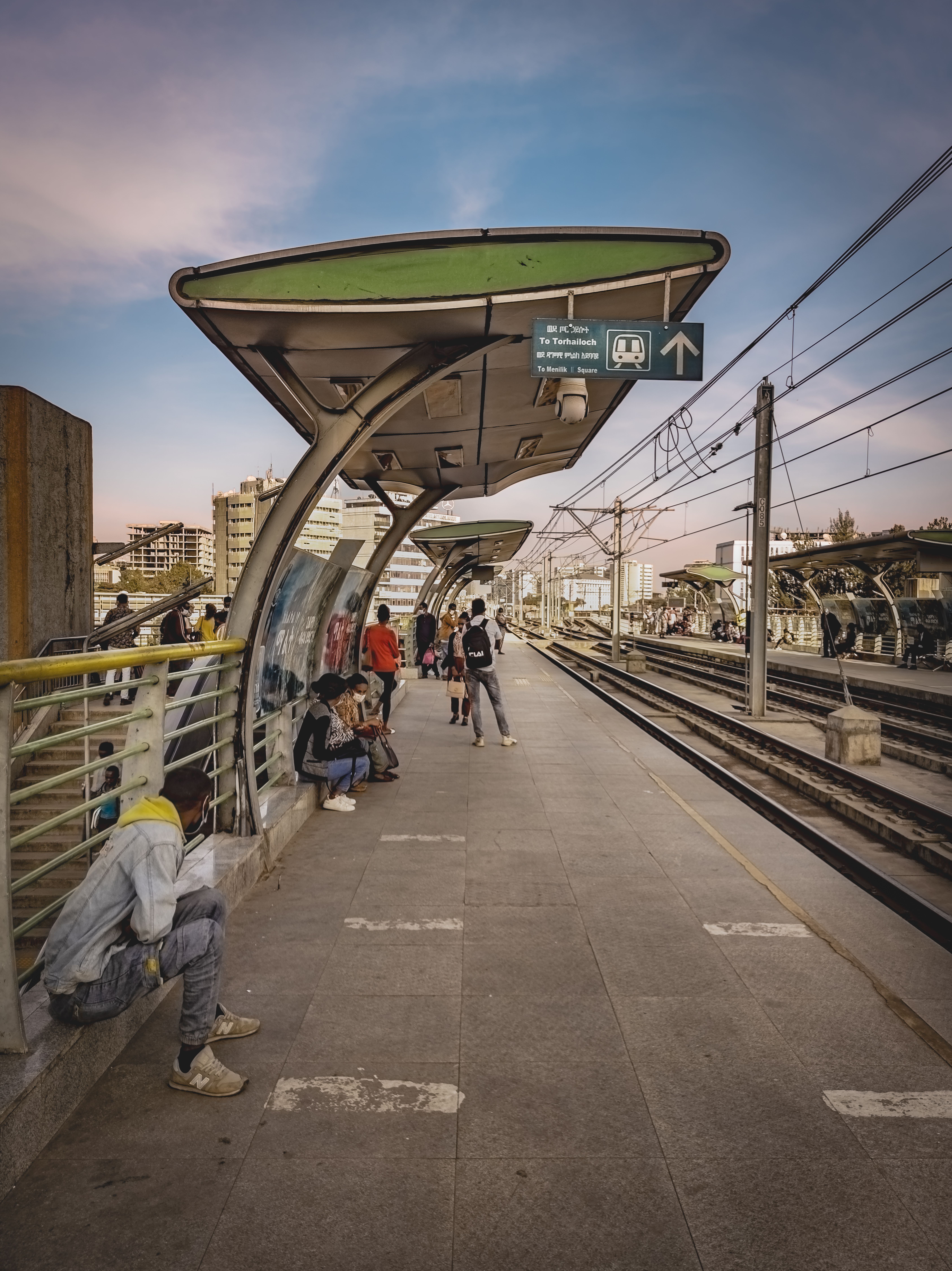 A People Waiting in the Train Station · Free Stock Photo