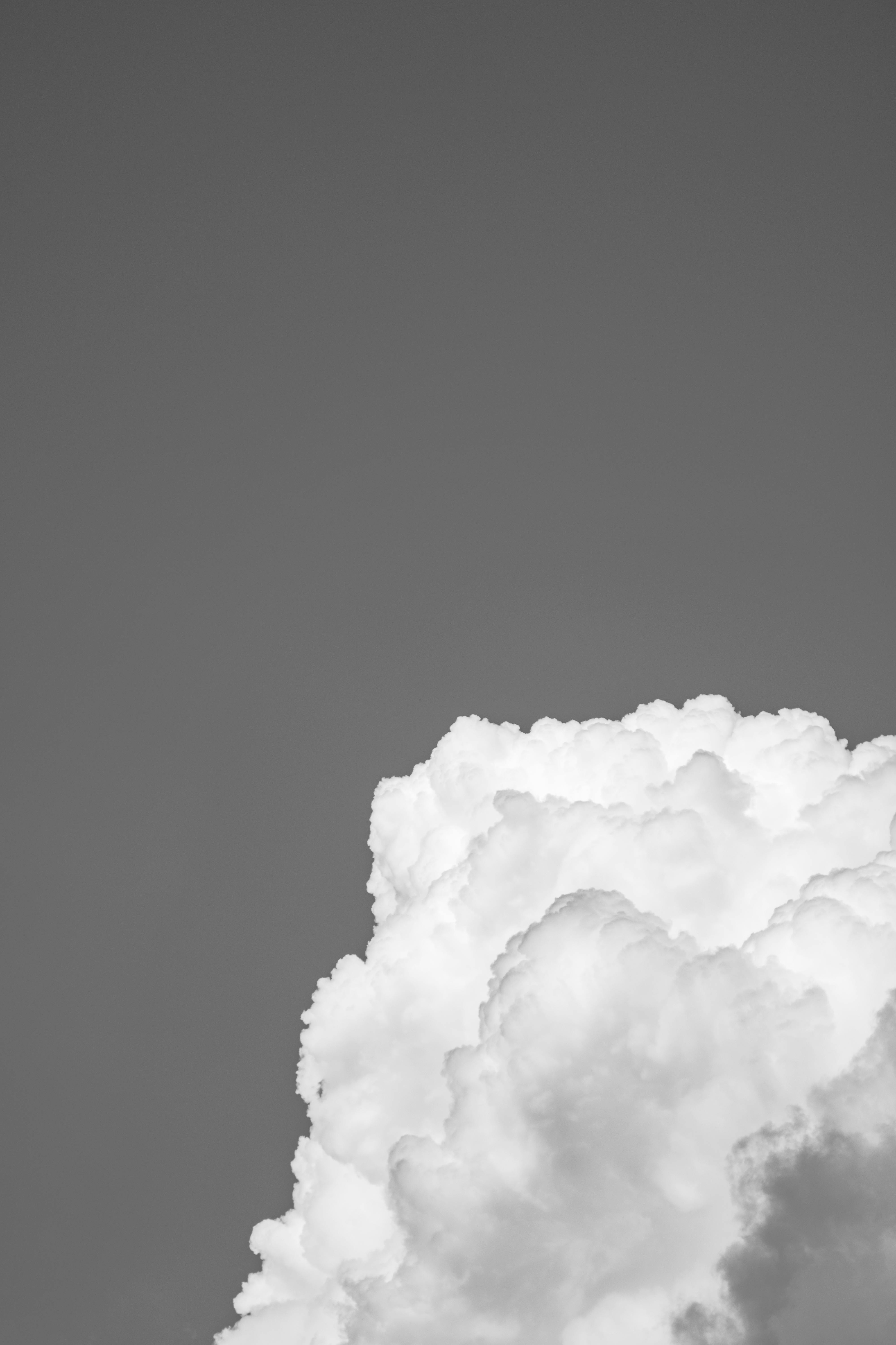Grayscale Photo of Clouds · Free Stock Photo