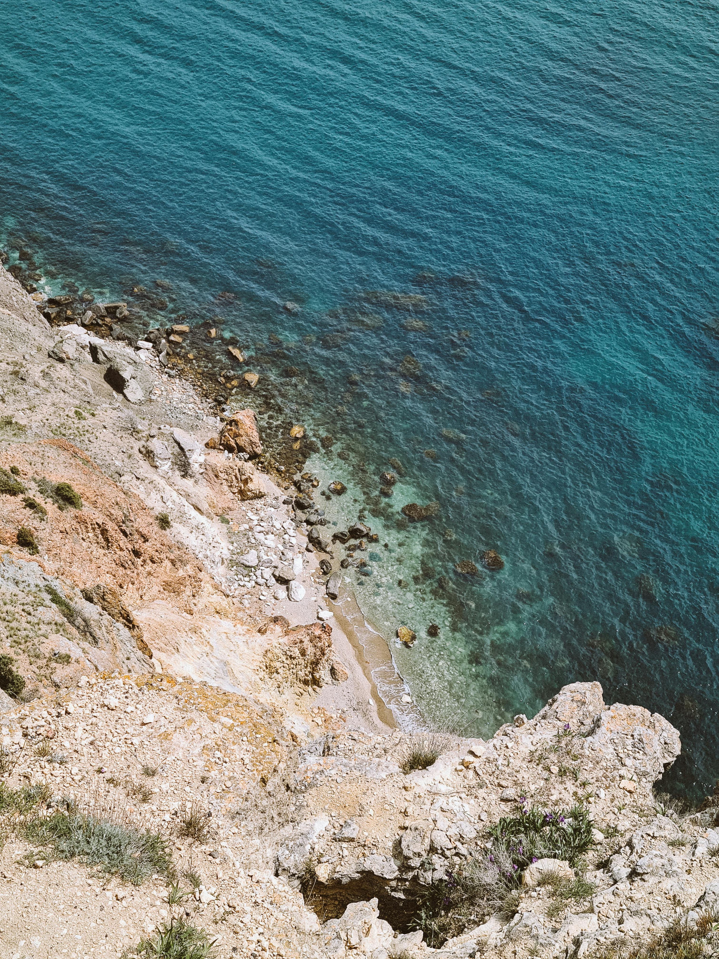 Top View Photo of Beach · Free Stock Photo