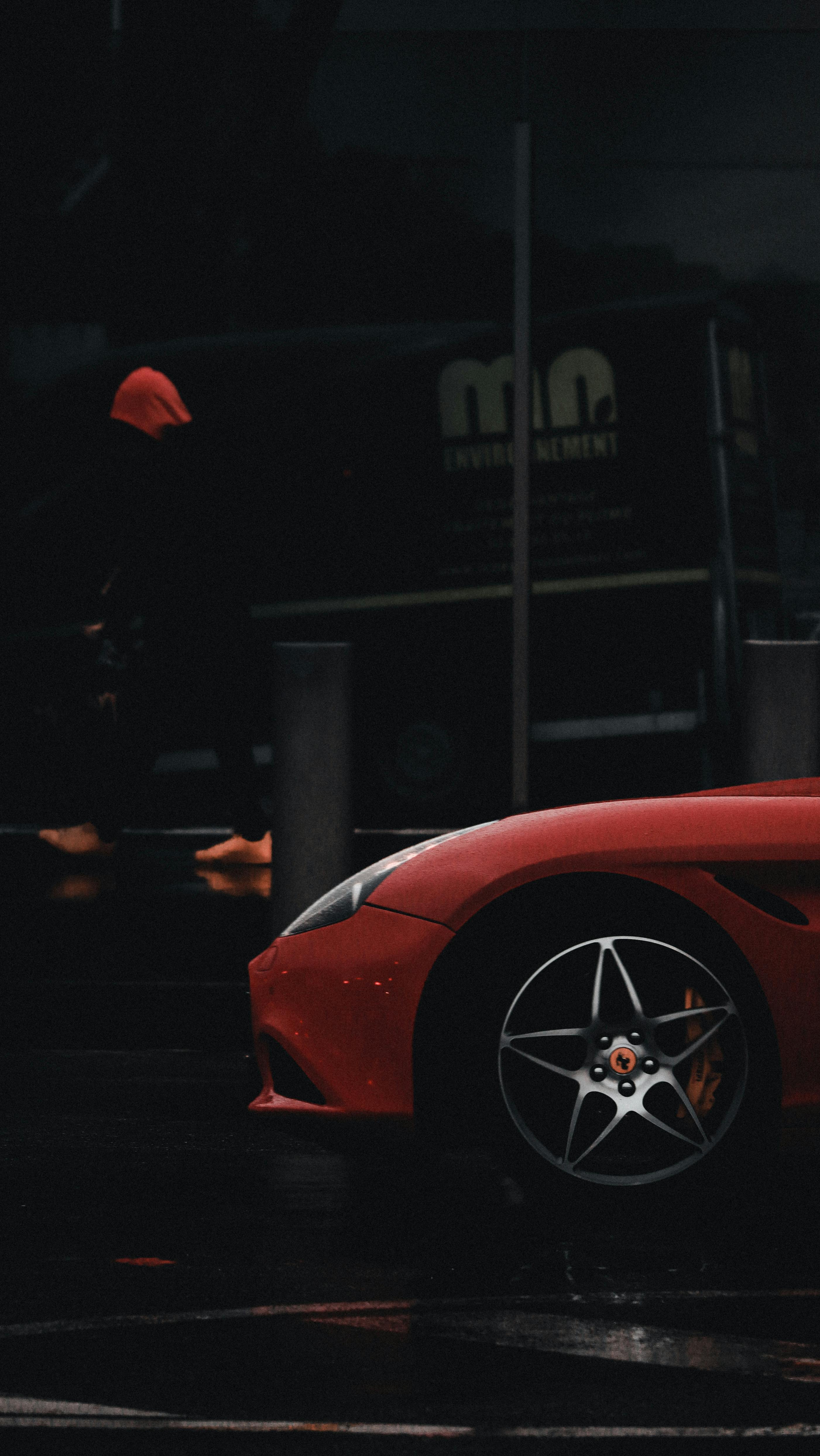 A Parked Red Car · Free Stock Photo