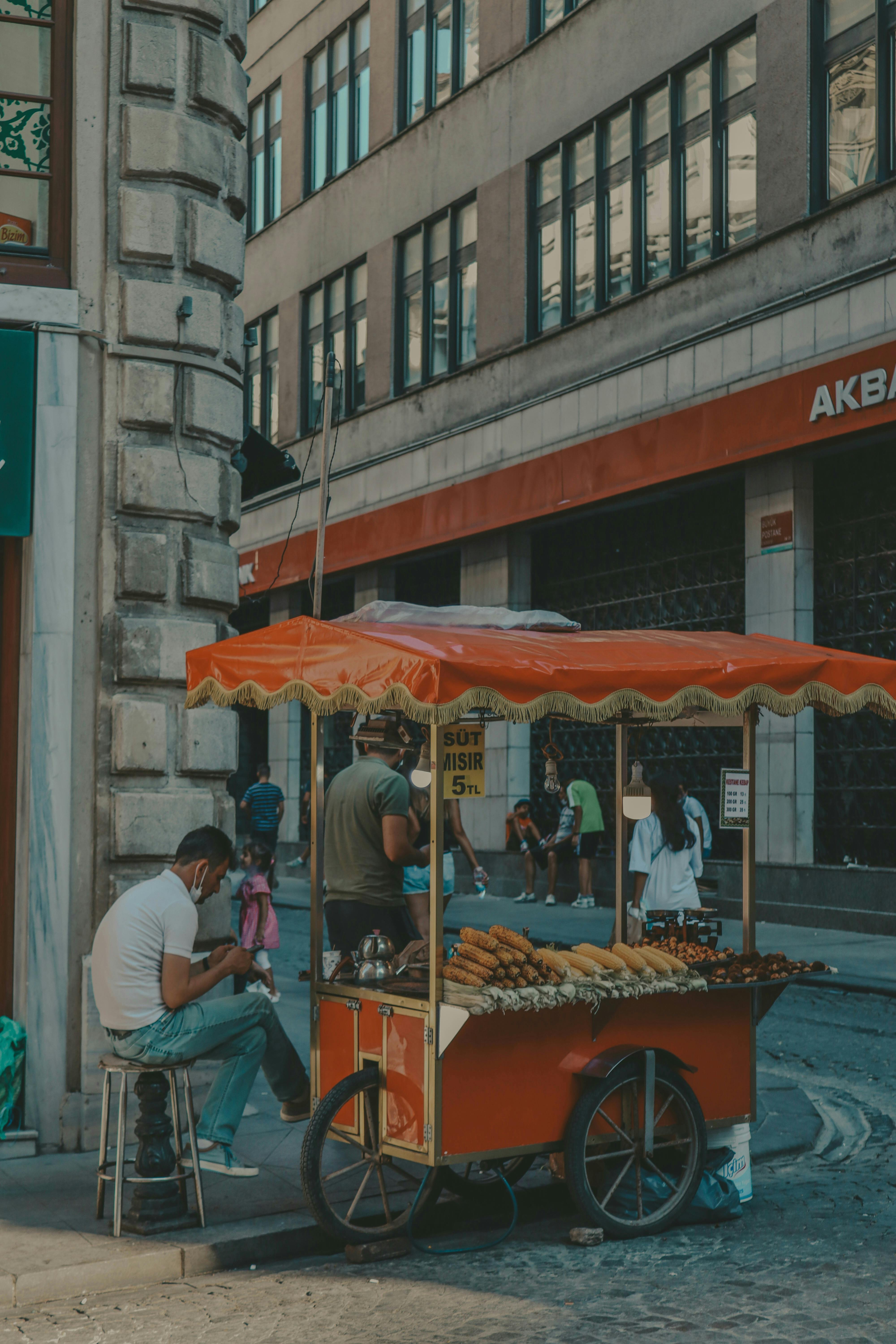 Street Stand with Sweet Food · Free Stock Photo