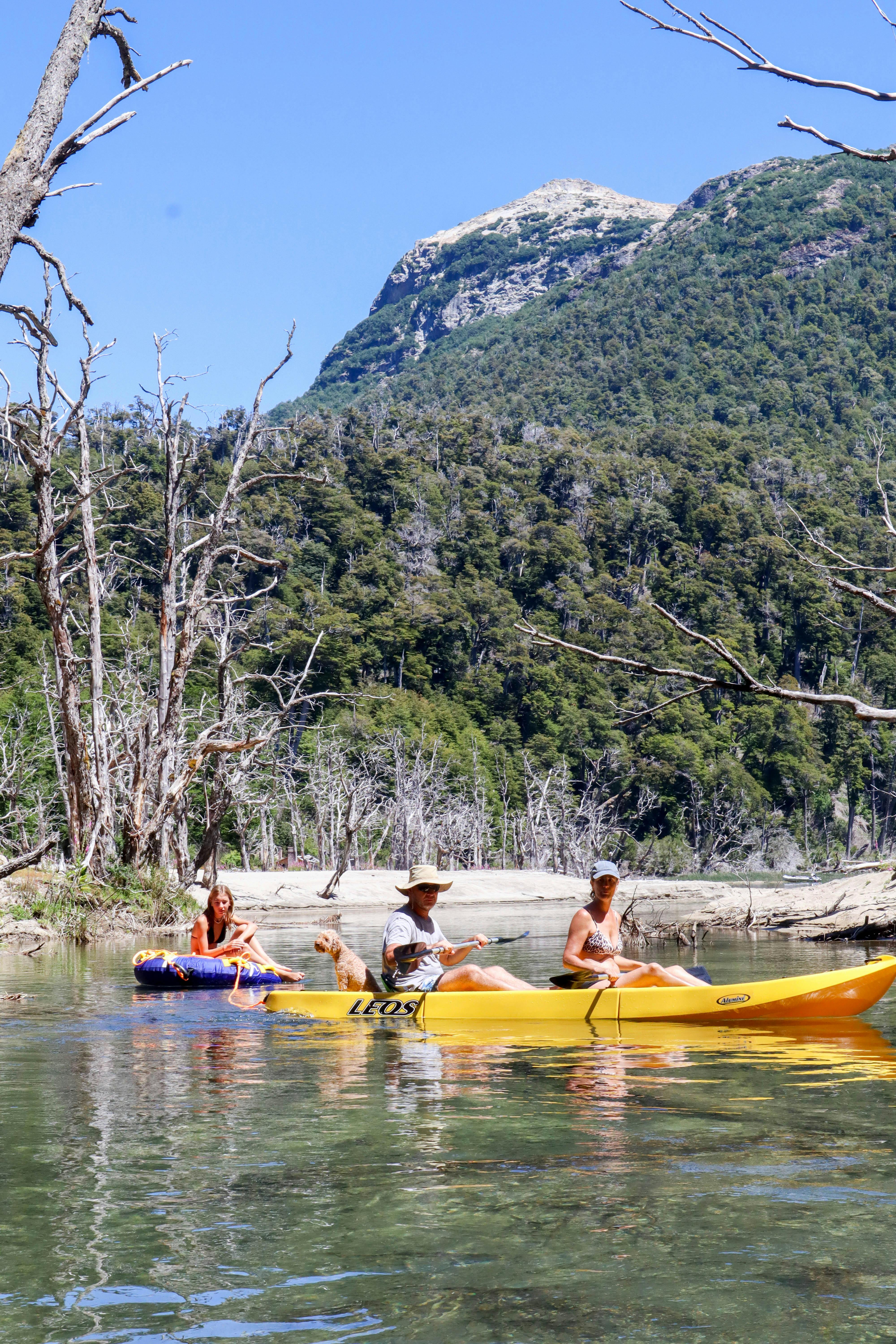People Riding a Kayak on Lake · Free Stock Photo