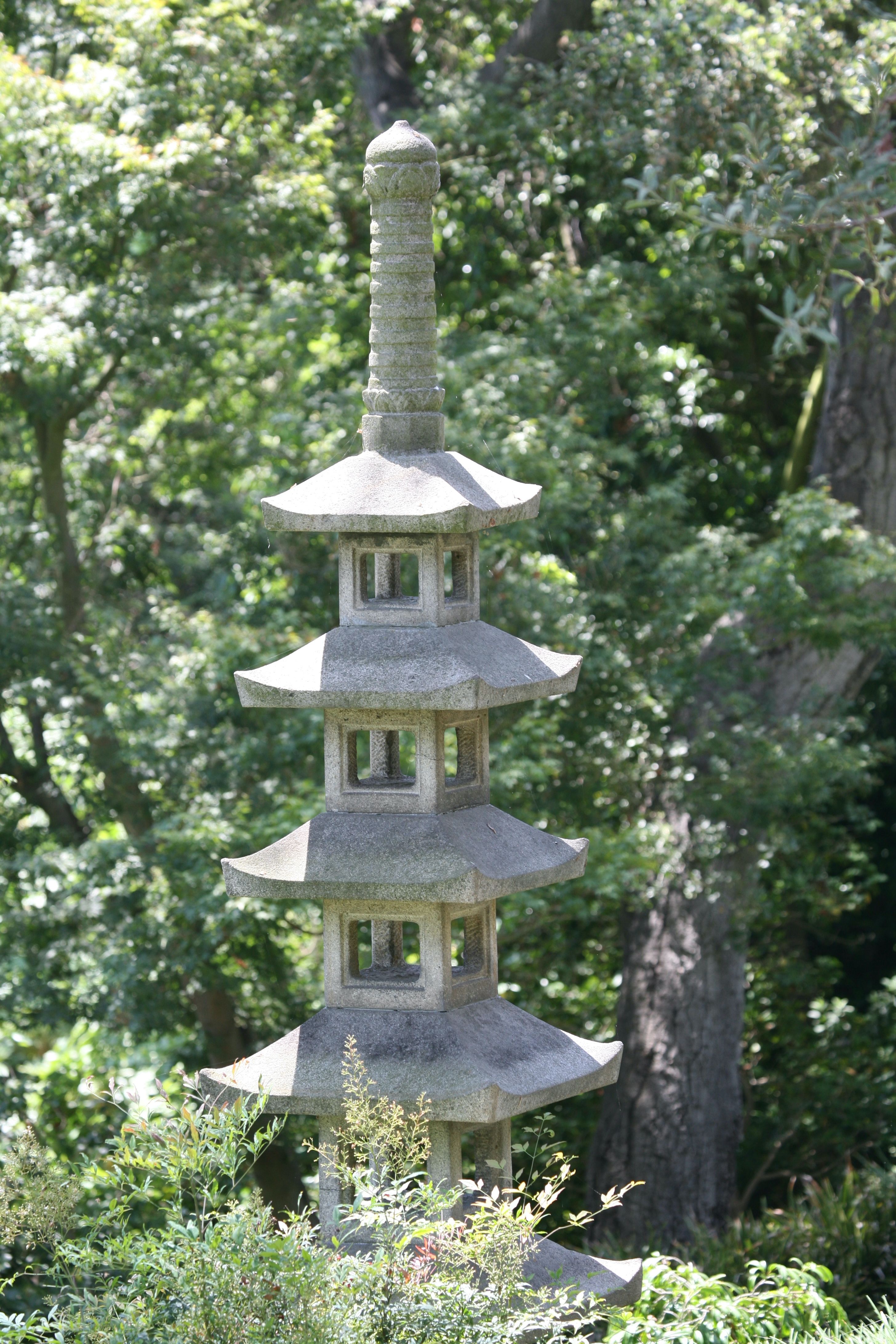 Stone Temple in a Garden · Free Stock Photo