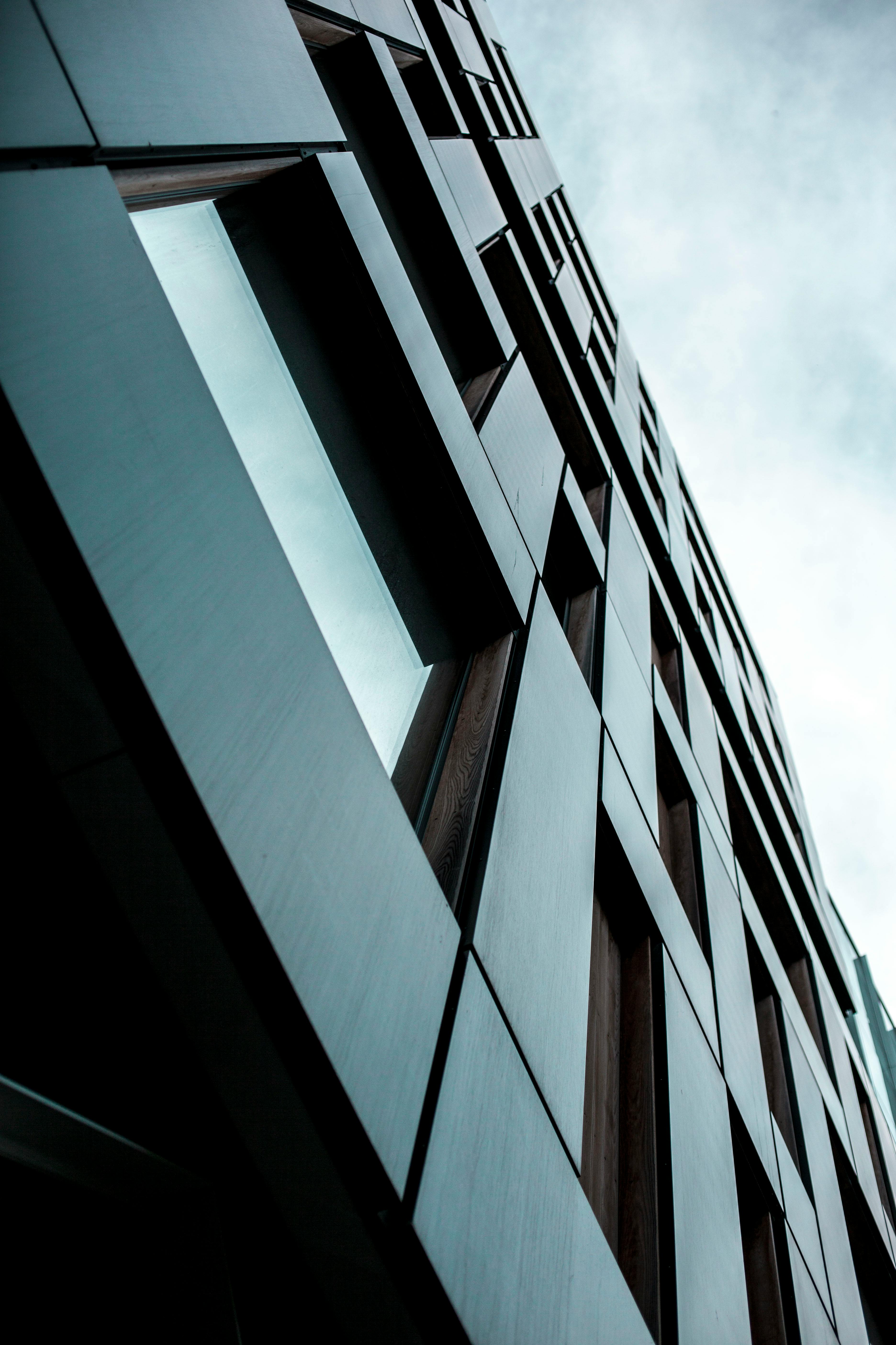 Grayscale Photo of Oblong Gray Metal Frames · Free Stock Photo