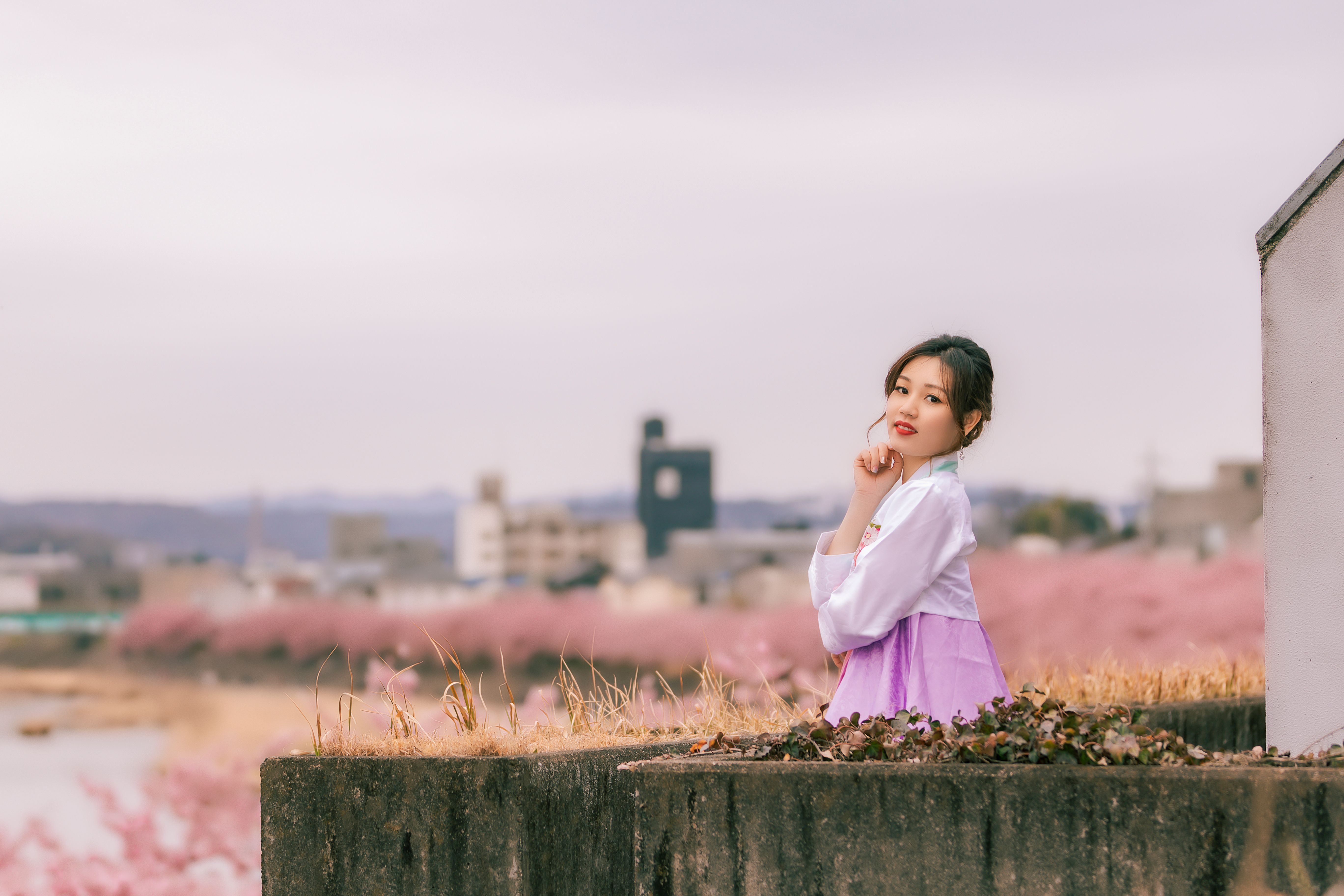 Woman on Balcony · Free Stock Photo
