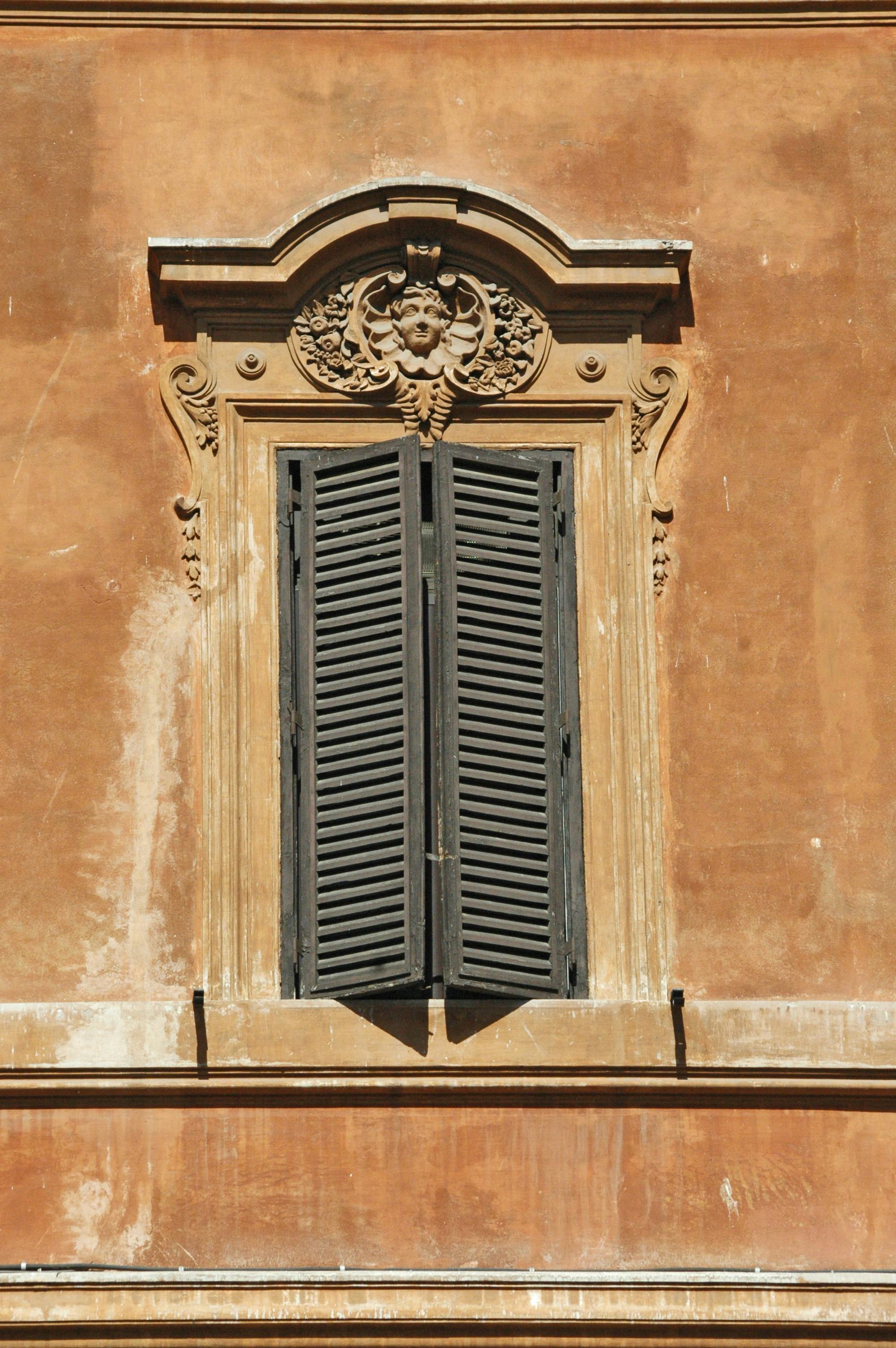 Ornament over Shutters · Free Stock Photo