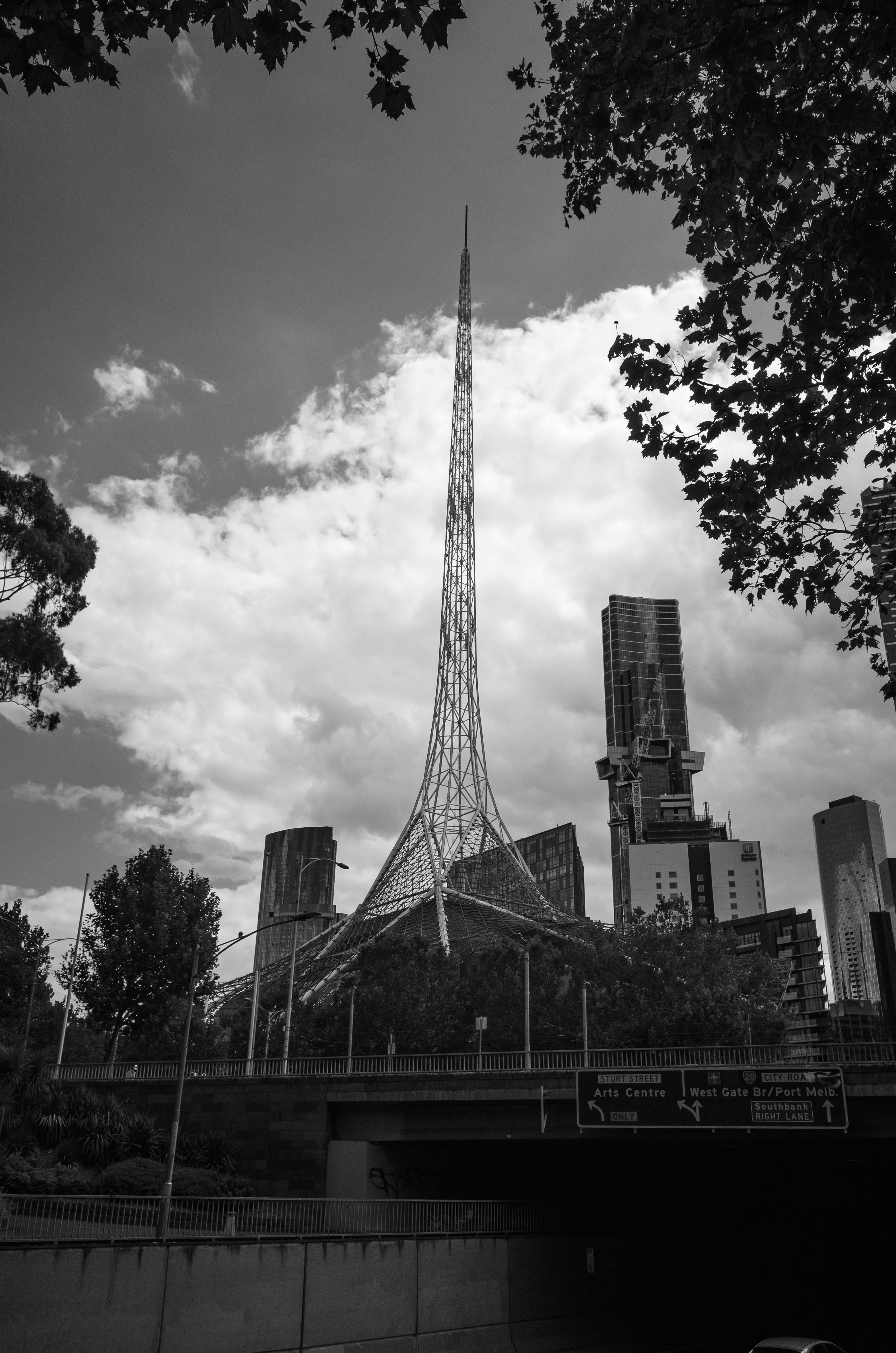 Grayscale Photography of Arts Centre Melbourne · Free Stock Photo