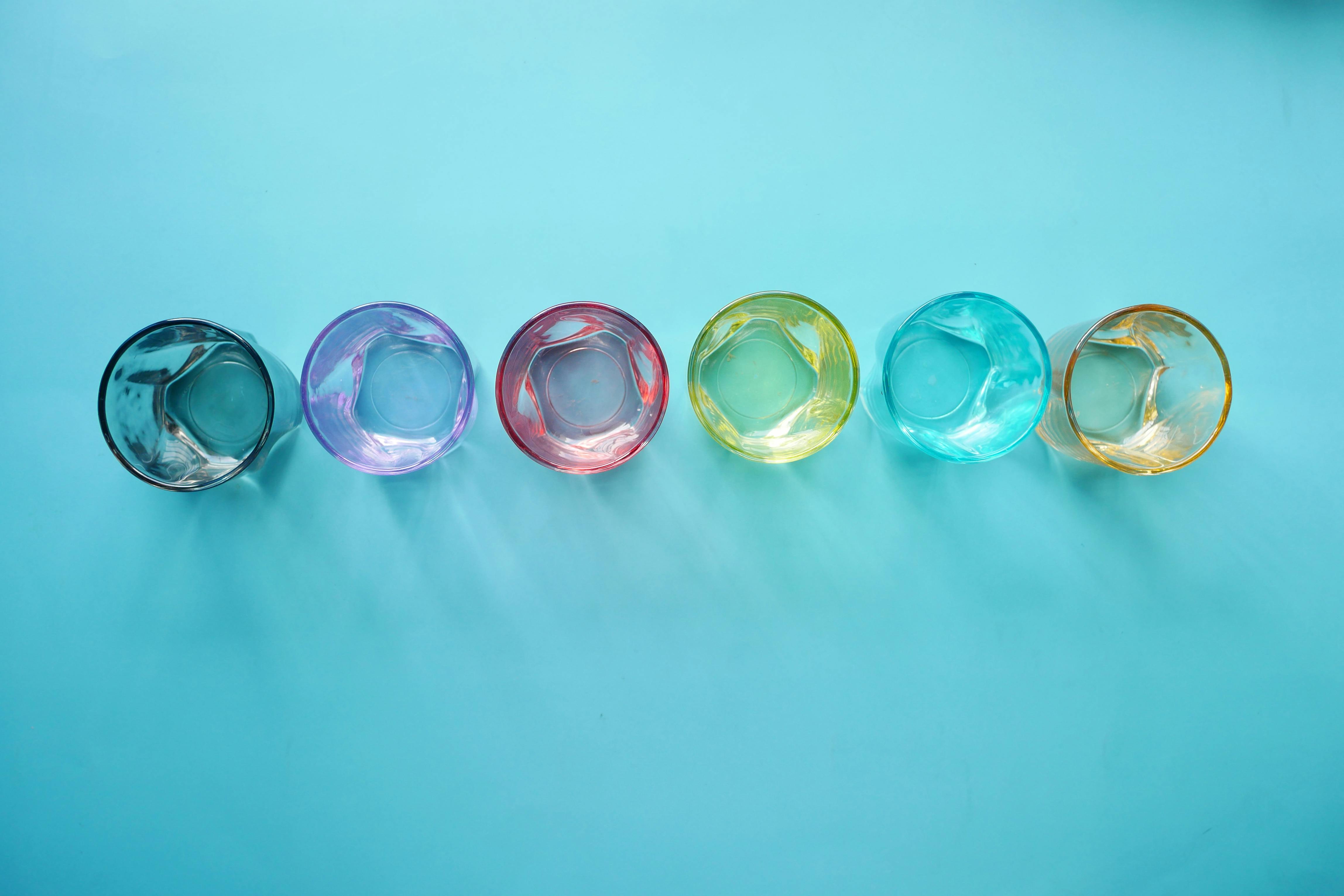 Blue and Black Colored Paper · Free Stock Photo