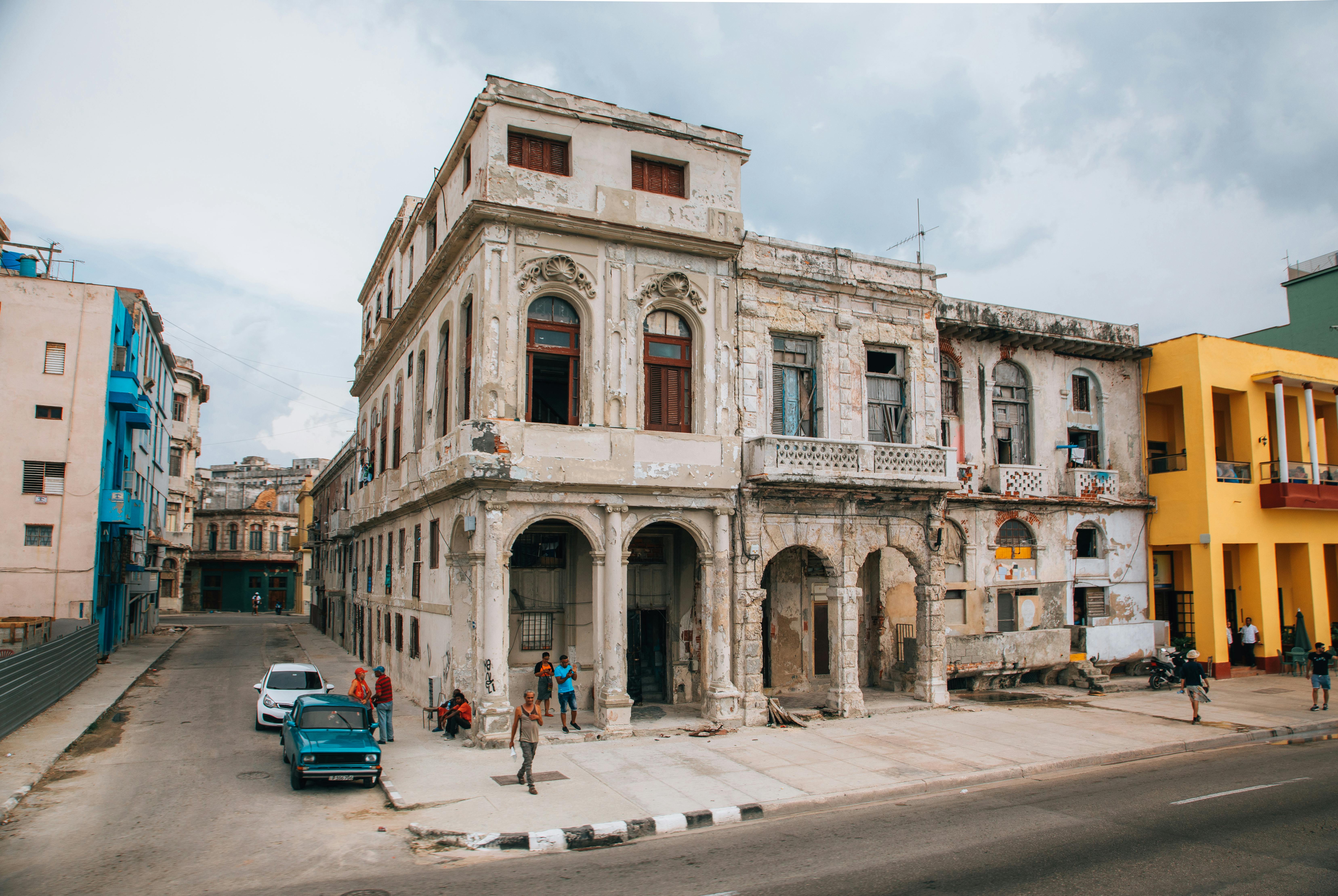 Damaged Buildings in Town · Free Stock Photo