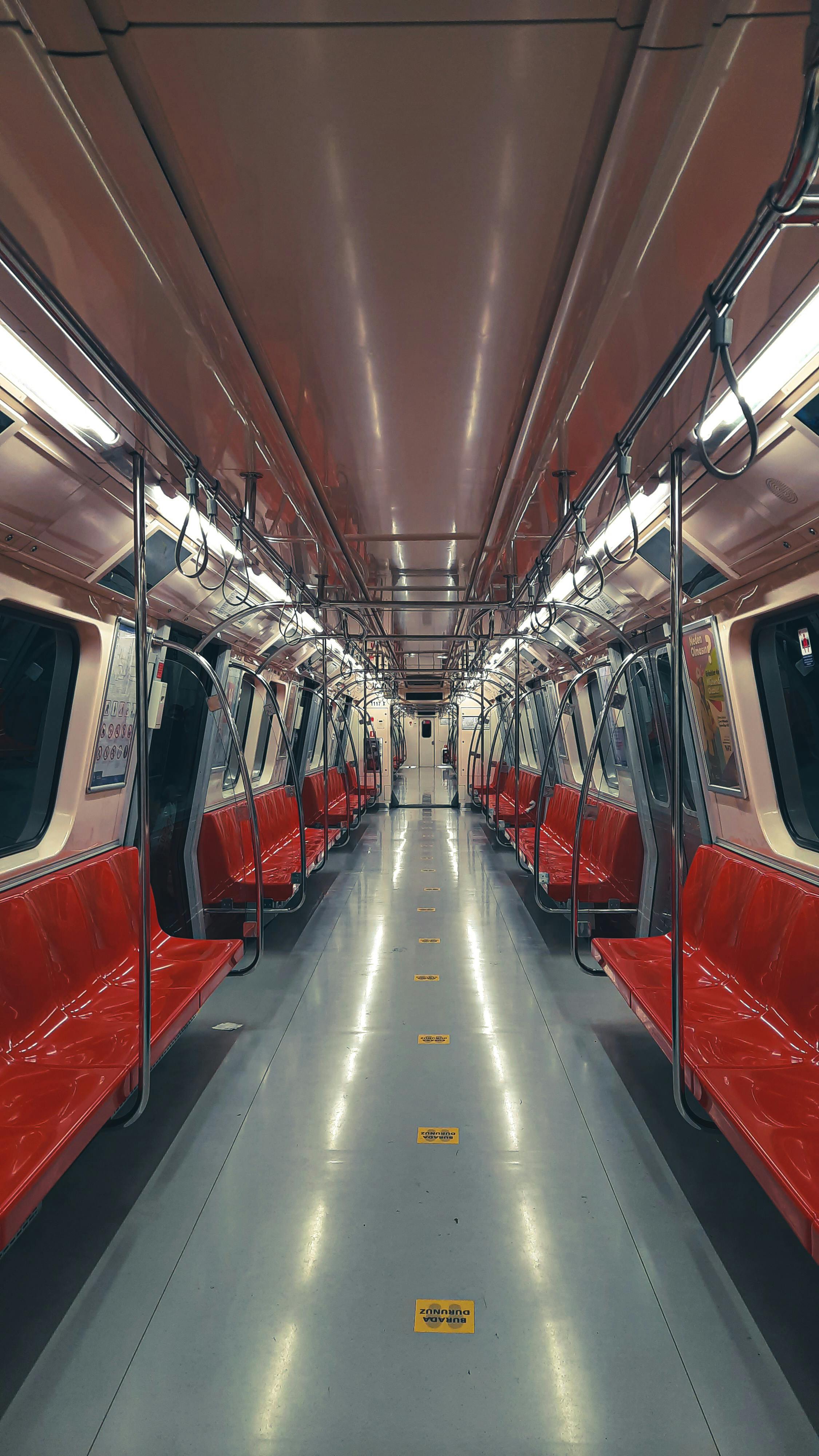 Empty Train Seats · Free Stock Photo