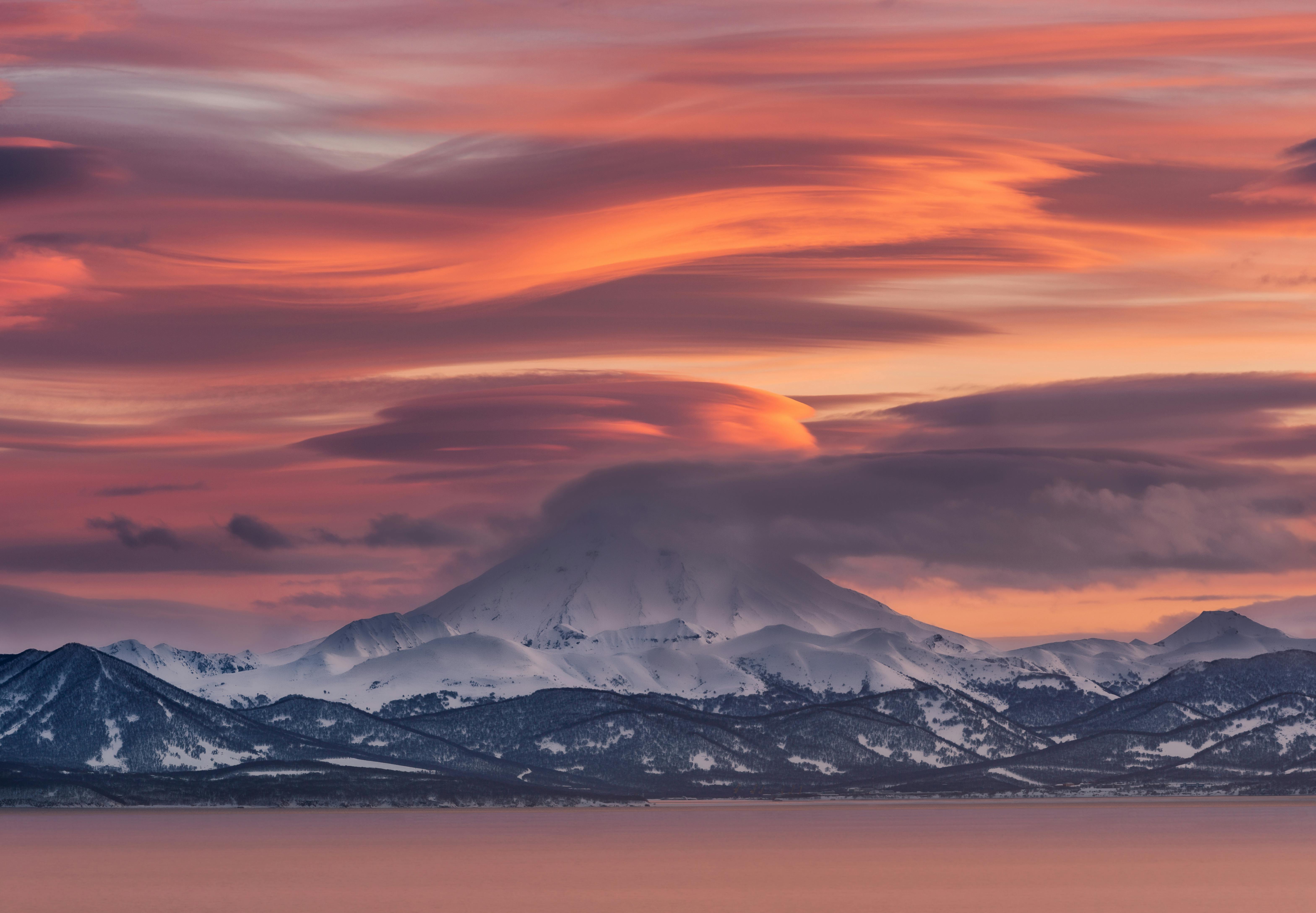 Mountain Peak Hidden beneath Clouds · Free Stock Photo