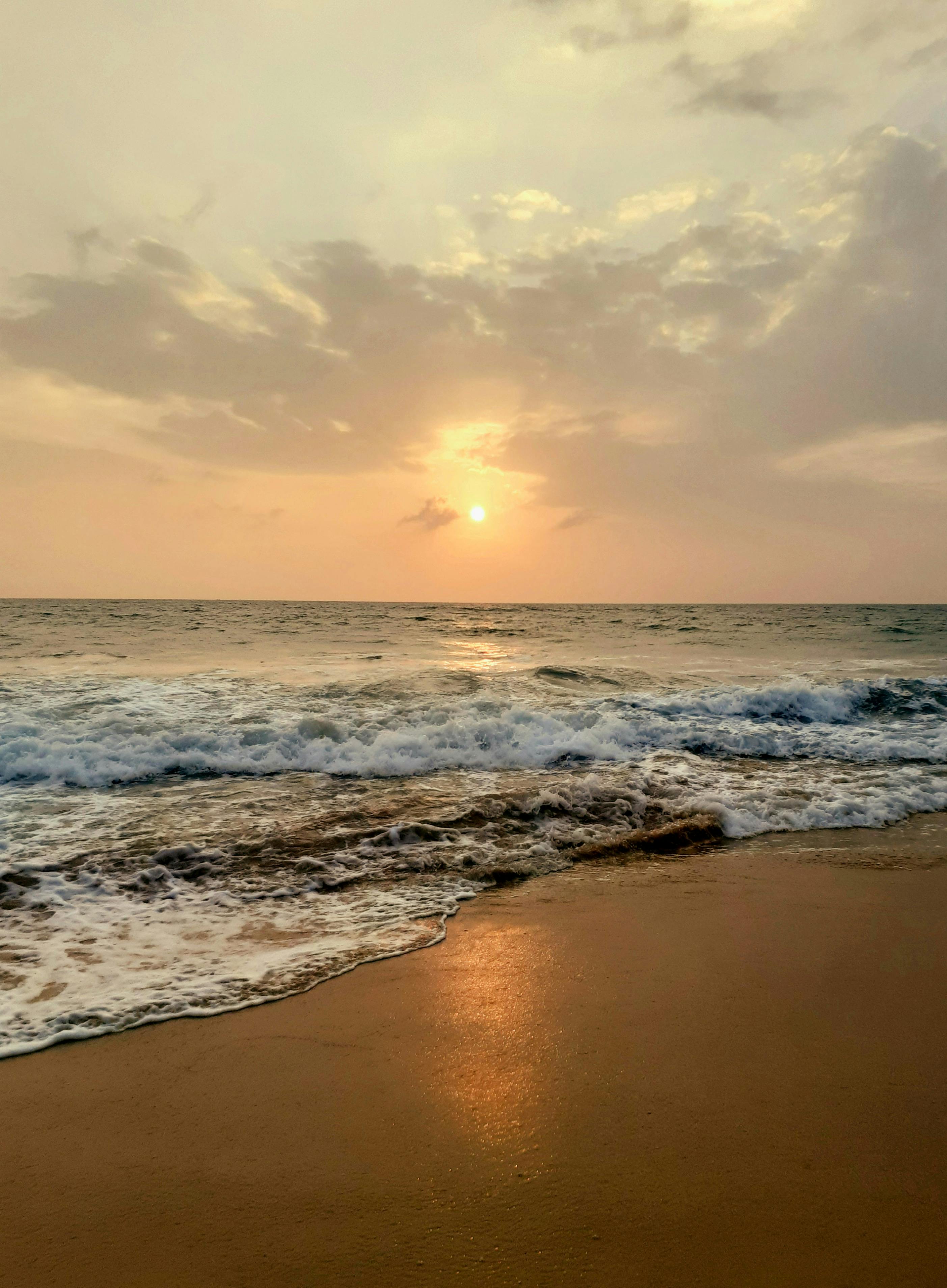 Seashore During Sunset · Free Stock Photo