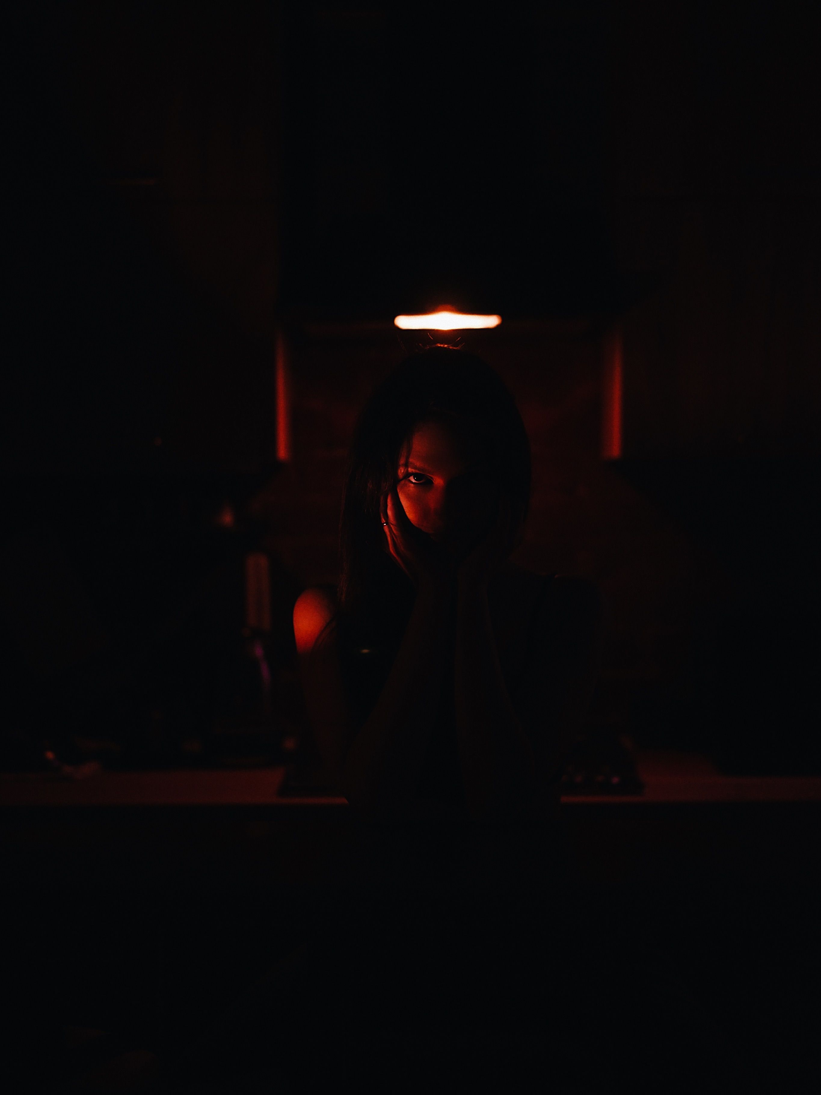 Dark Room With Light Photography