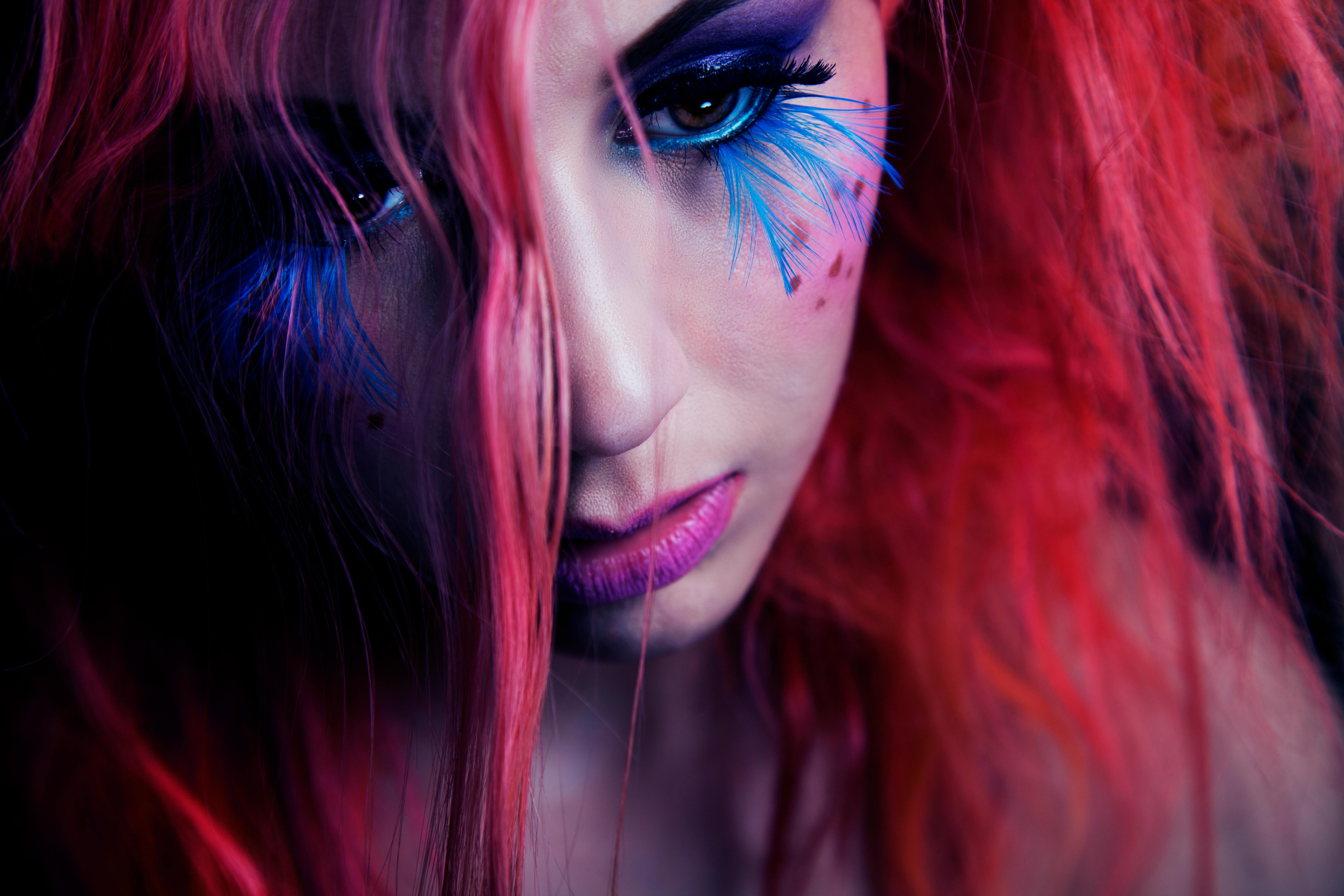 A Woman Getting Her Makeup Done · Free Stock Photo