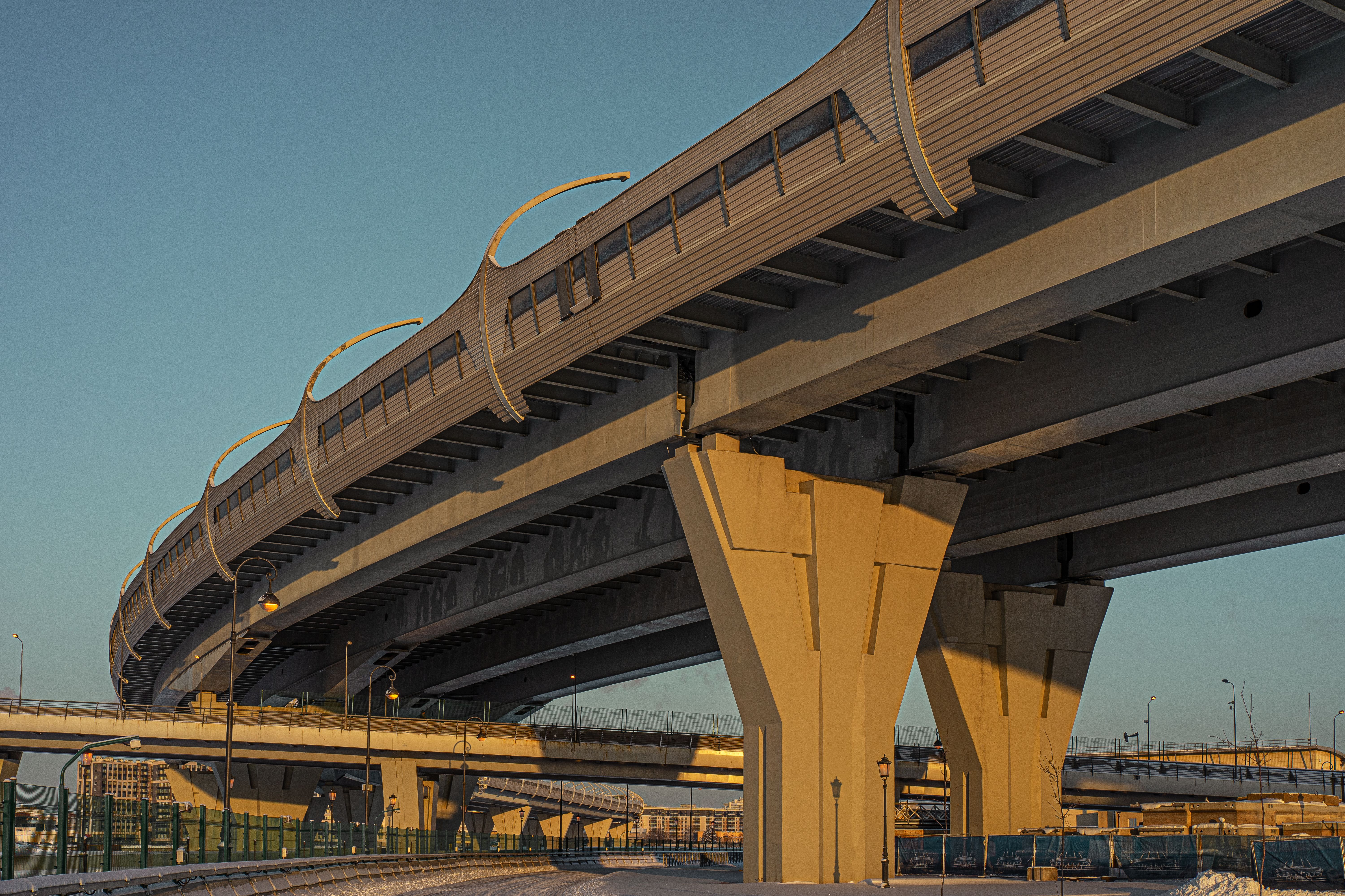 Railway Tracks on Fly Over · Free Stock Photo