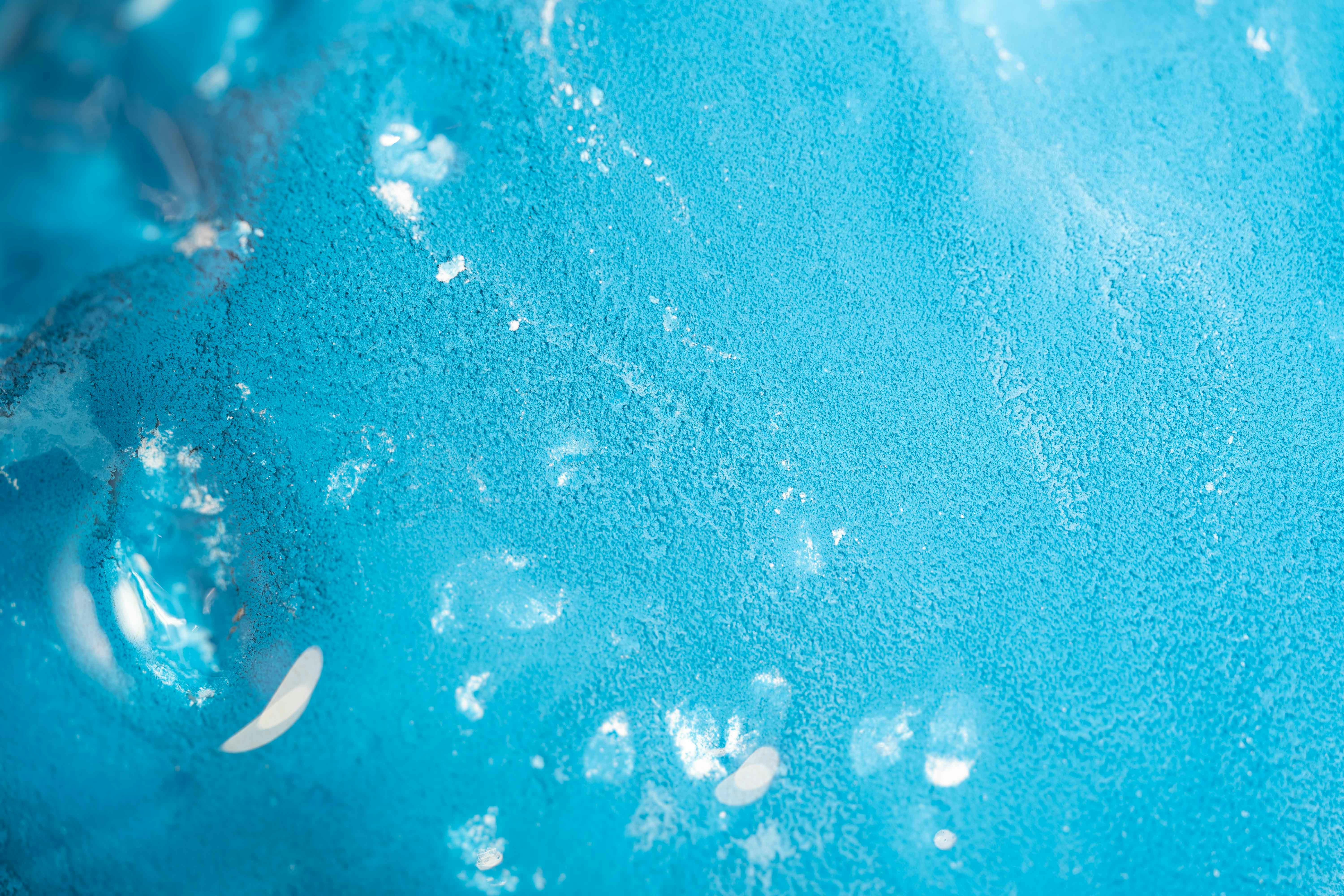 Close-Up Shot of Light Blue Abstract Acrylic Paint · Free Stock Photo