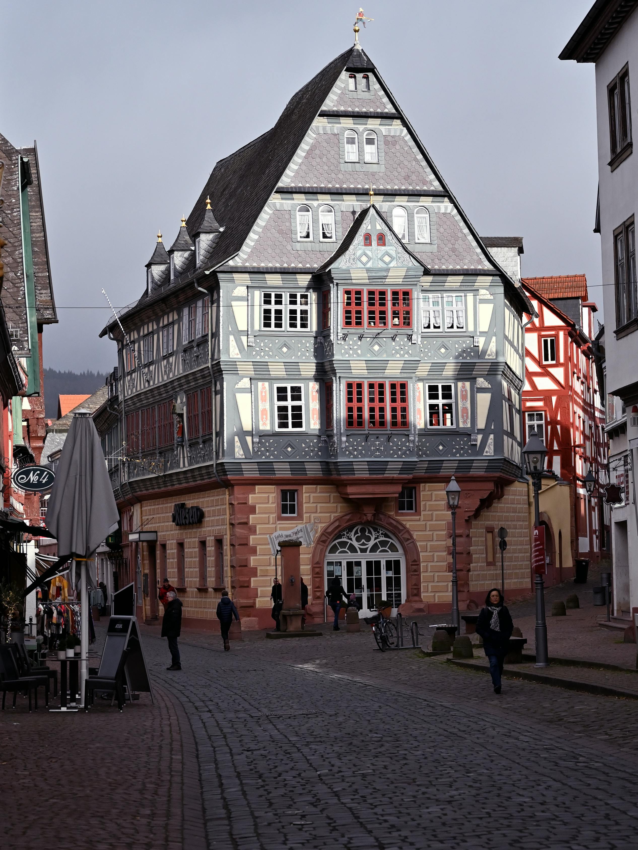 Facade of Hotel Zum Riesen in Miltenberg · Free Stock Photo