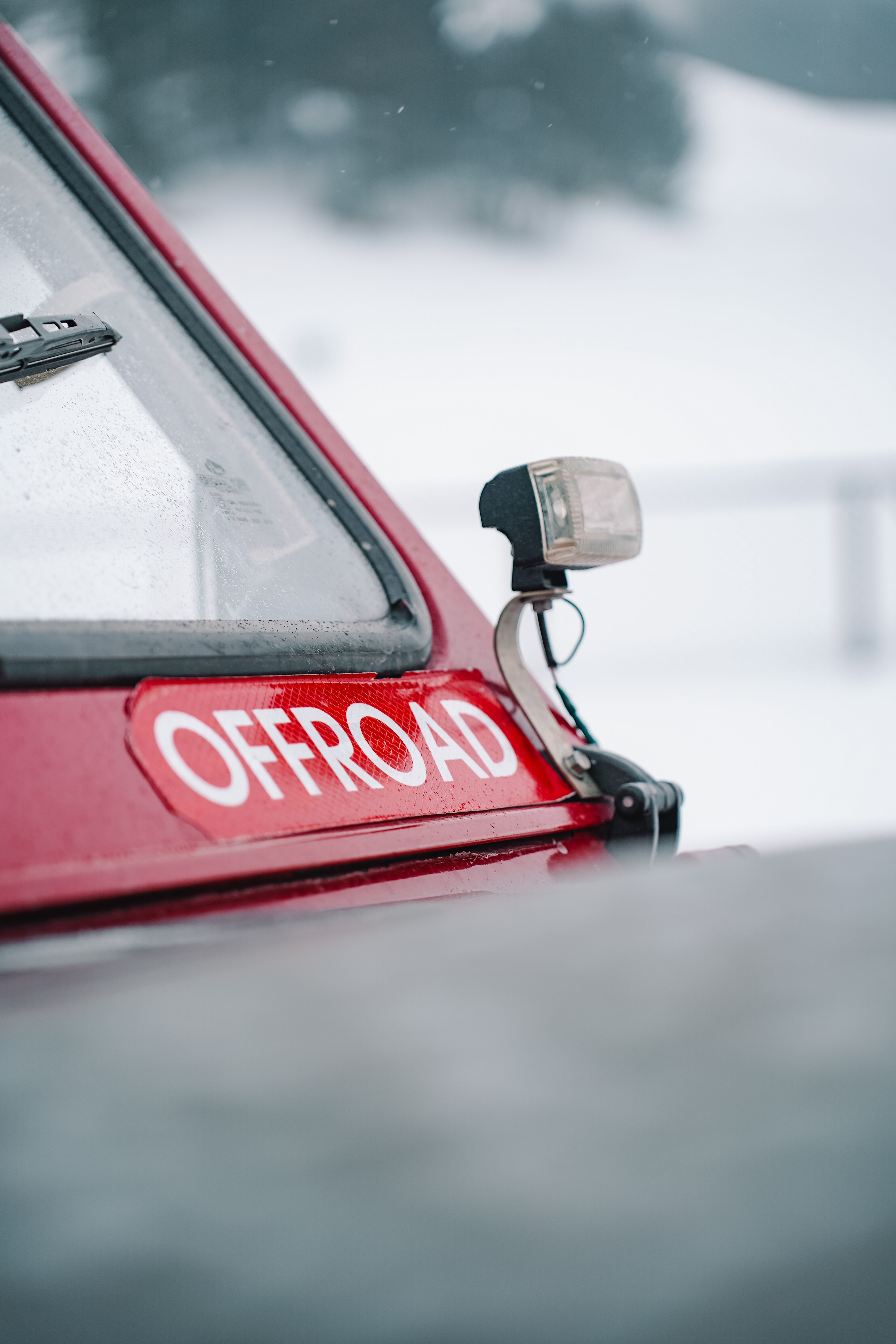 Sticker on Car Window · Free Stock Photo